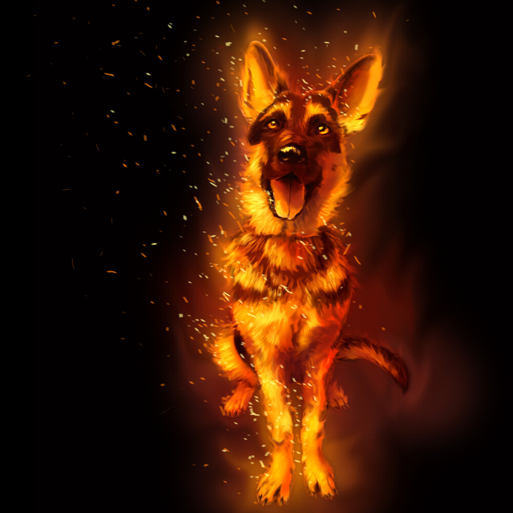 ArtStation - Flame friend