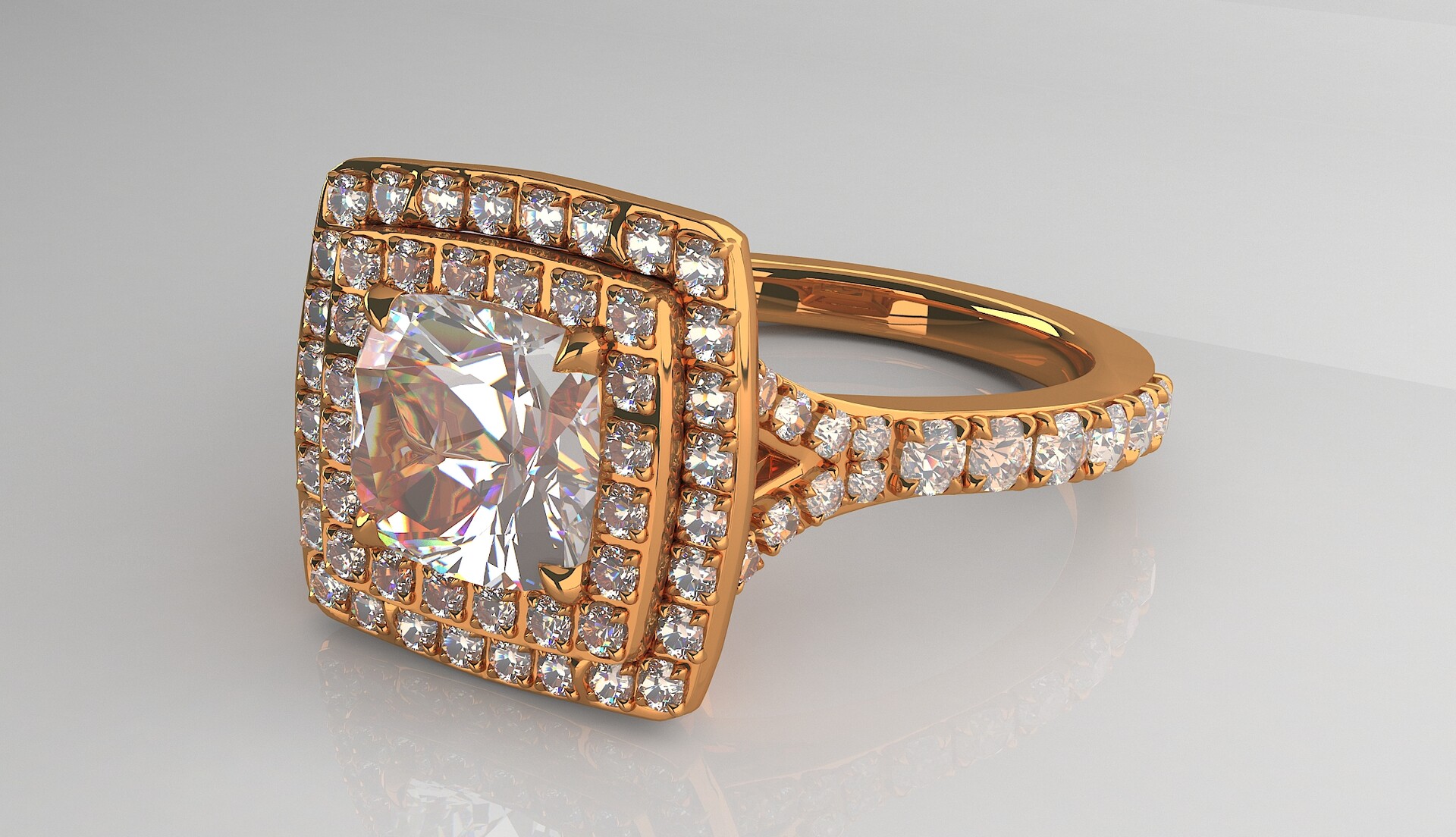 ArtStation - Golden Ring Modeling