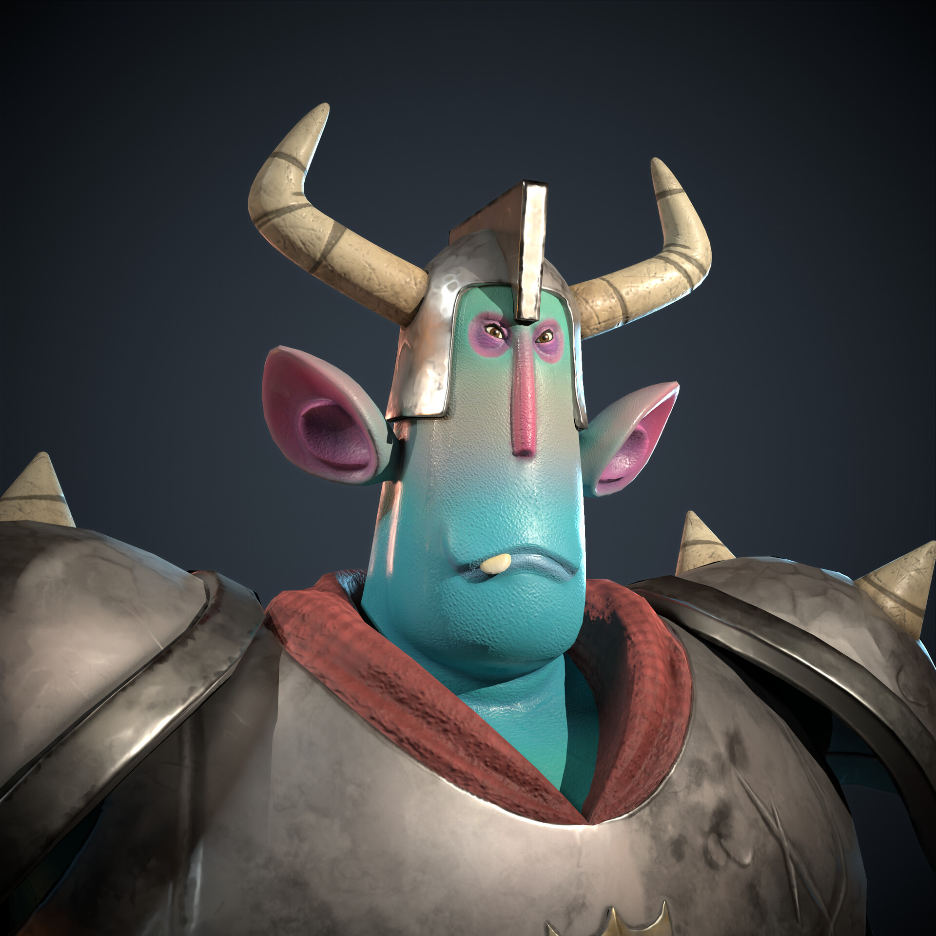 ArtStation - Blue Warrior