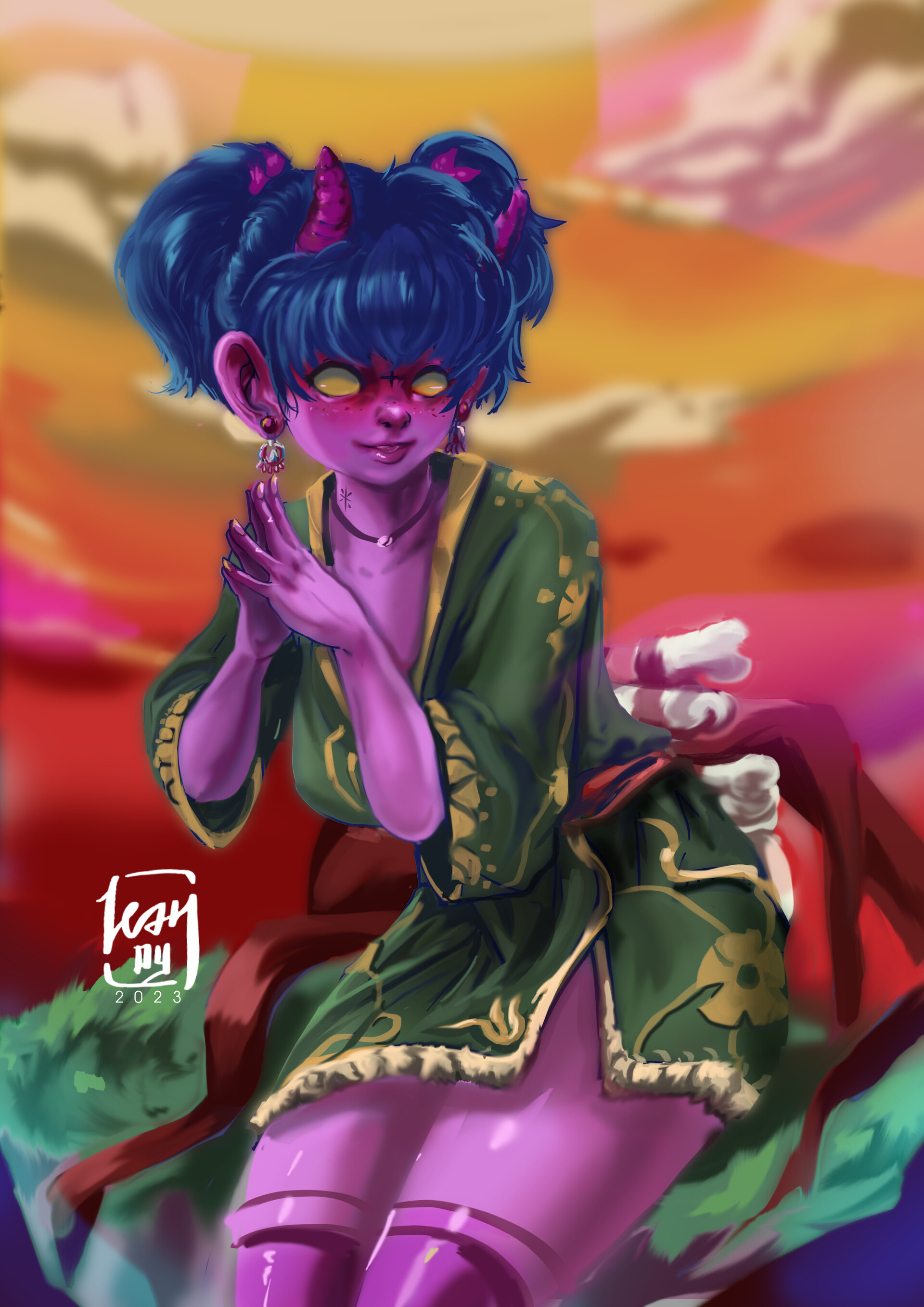 ArtStation - Waiting Demon