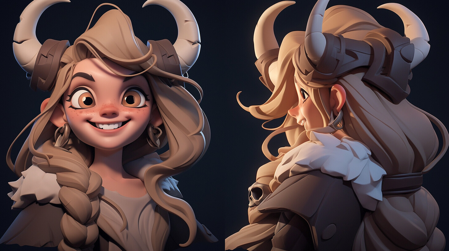 3D Head Sculpt References in 4K - Tika Art - +310 Stylized Viking ...