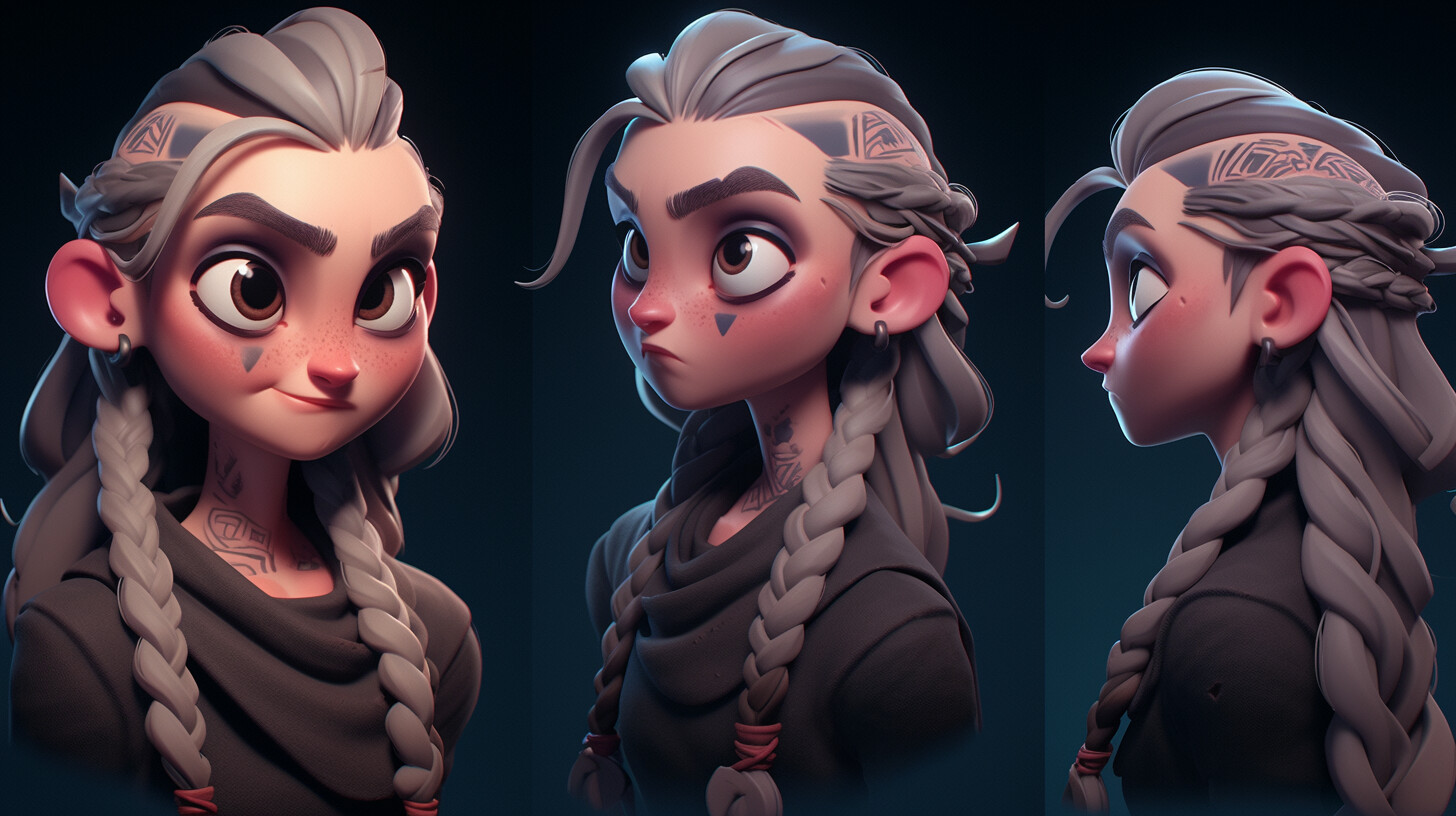 3D Head Sculpt References in 4K - Tika Art - +310 Stylized Viking ...