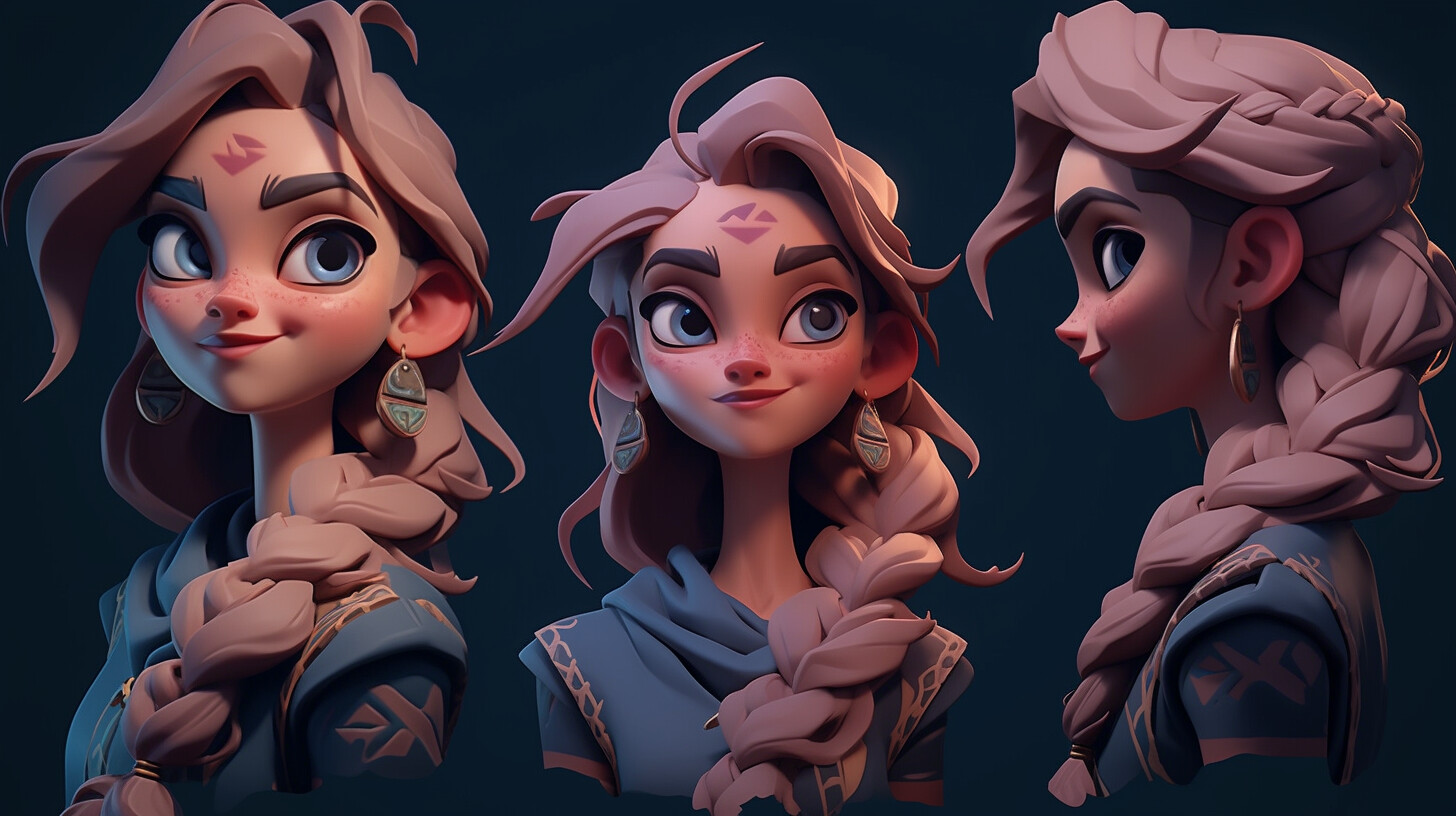 3D Head Sculpt References in 4K - Tika Art - +310 Stylized Viking ...