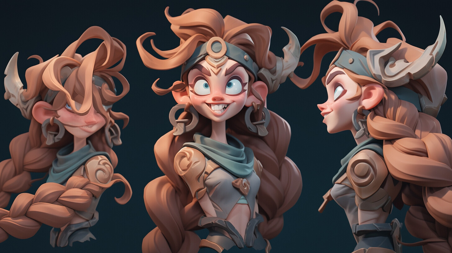 3D Head Sculpt References in 4K - Tika Art - +310 Stylized Viking ...