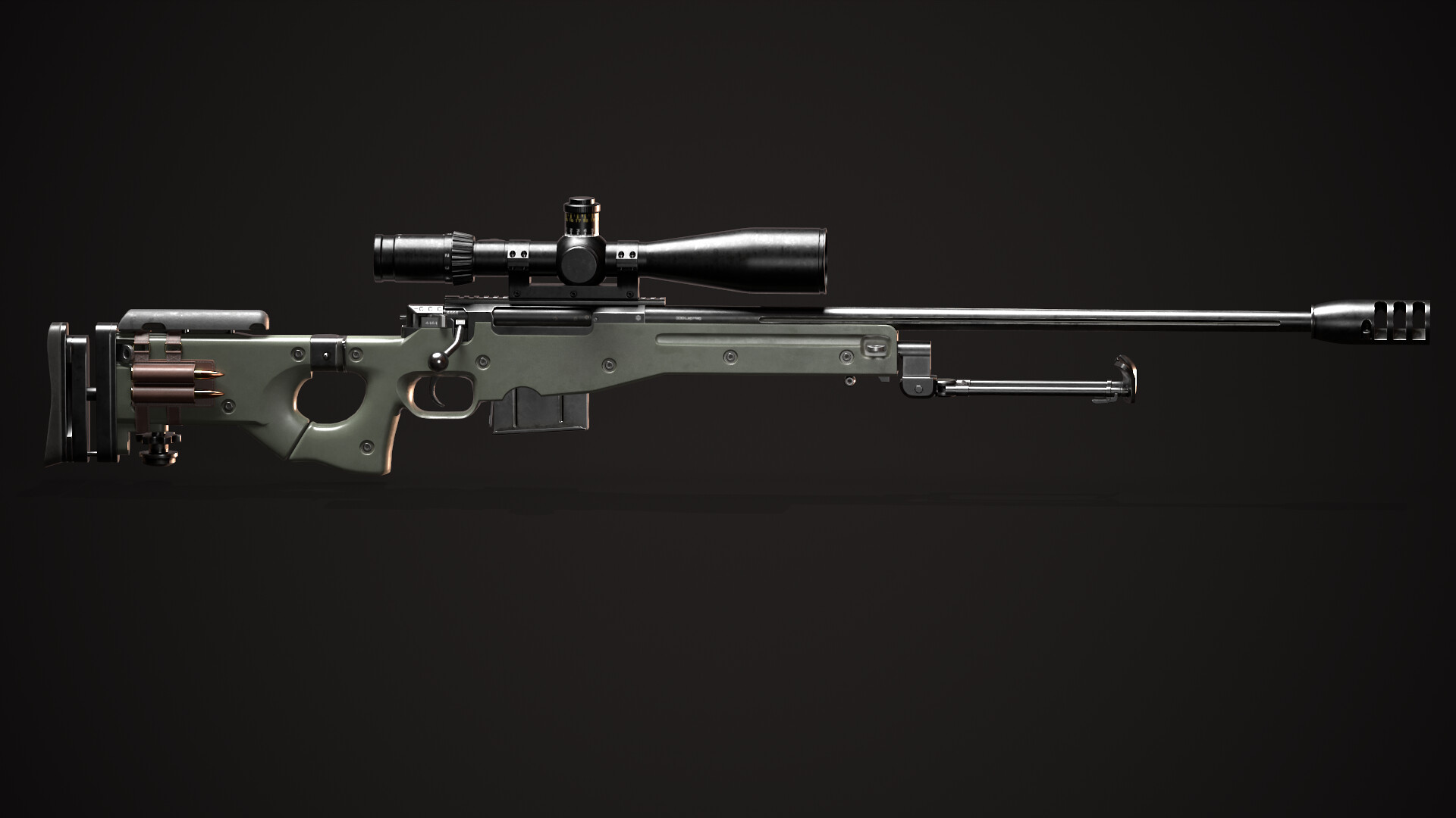 ArtStation - Accuracy International AWM Sniper Rifle