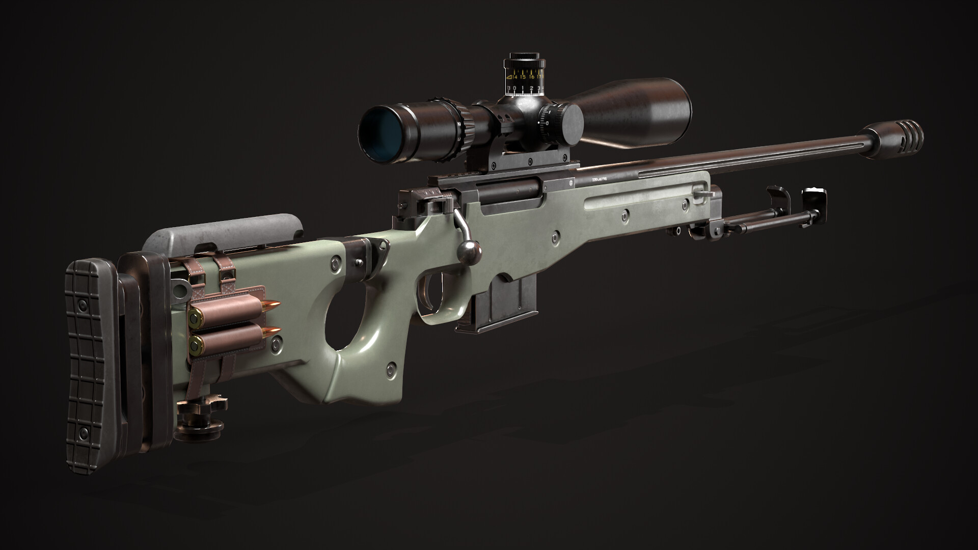 Oleksandr Dmytruk - Accuracy International AWM Sniper Rifle