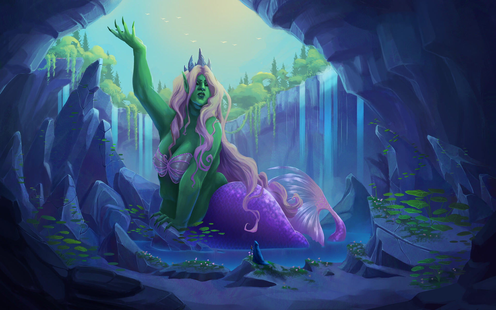 ArtStation - Oh No, A Giant Mermaid