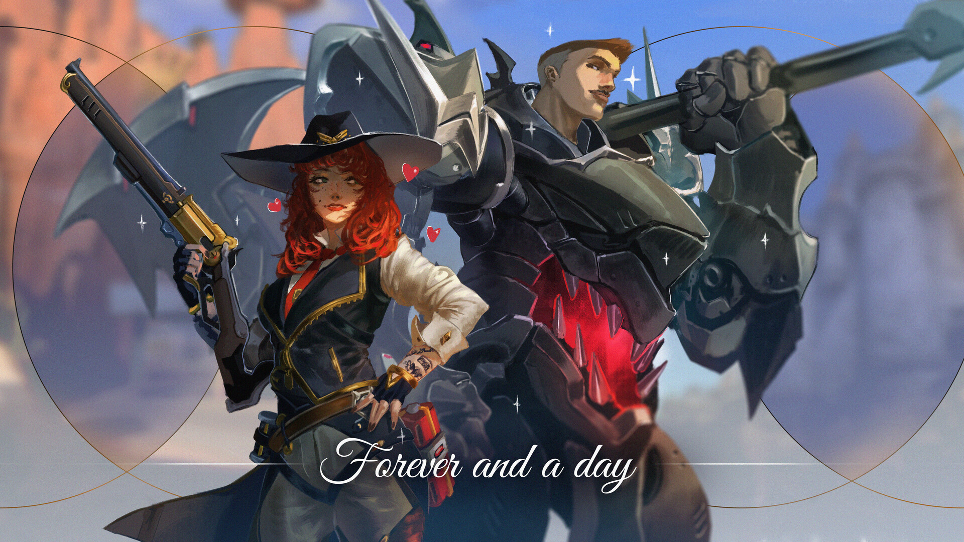 ArtStation - Overwatch Couple Commission