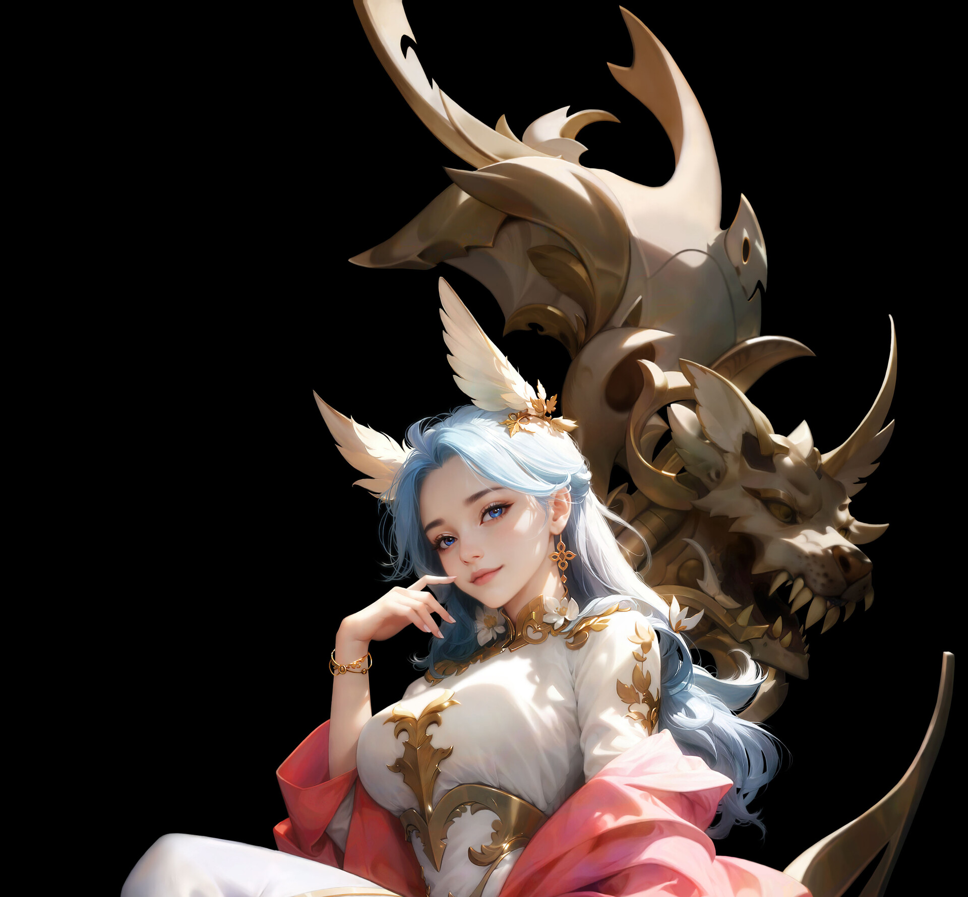 ArtStation - 2D角色插图-狐狸公主