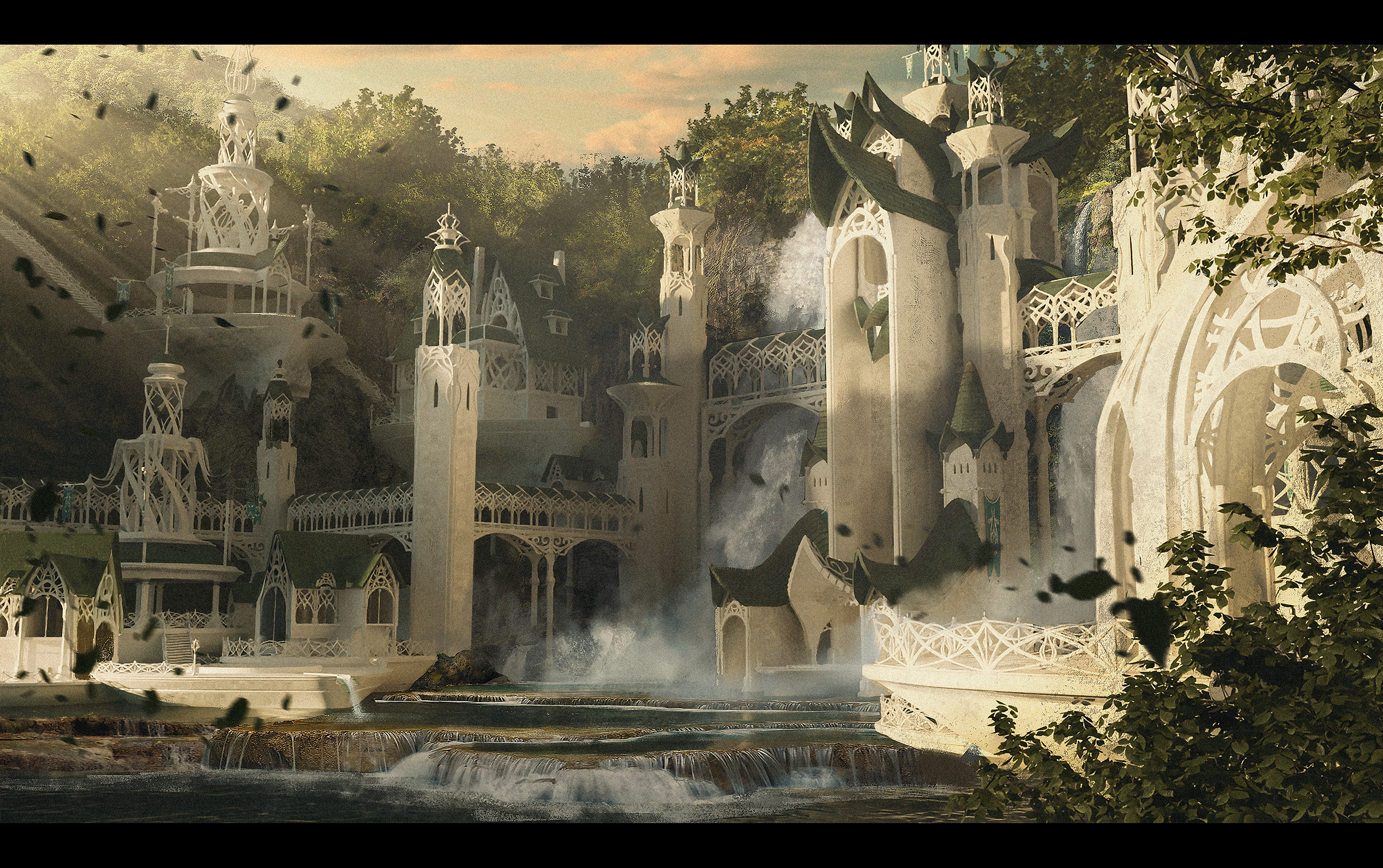 Small Elf Town by KoBOng : r/ImaginaryCastles