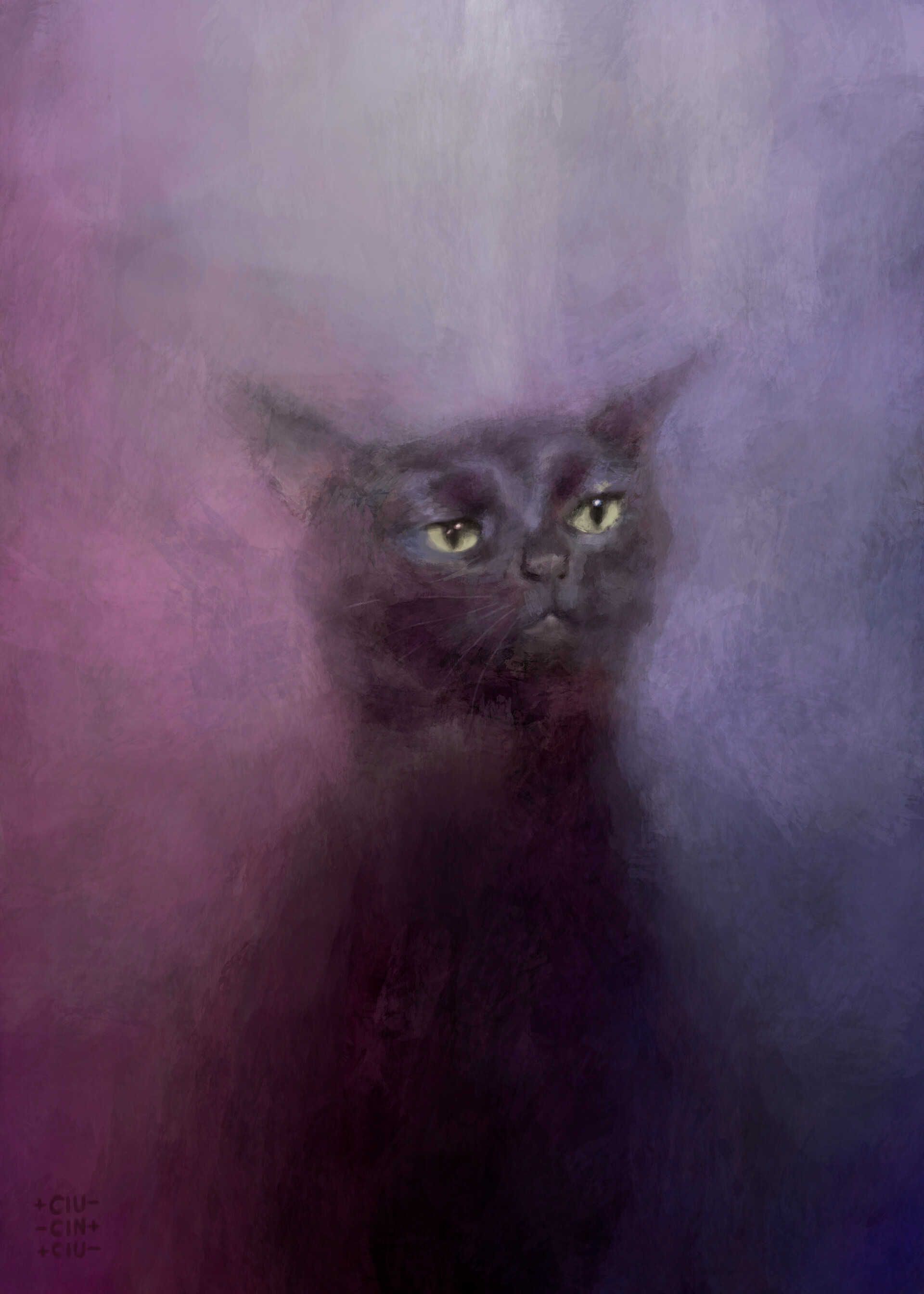 ArtStation - Dissociating Cat