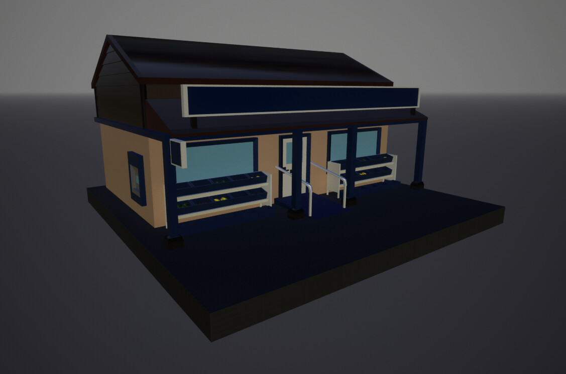 ArtStation - Low Poly Shop