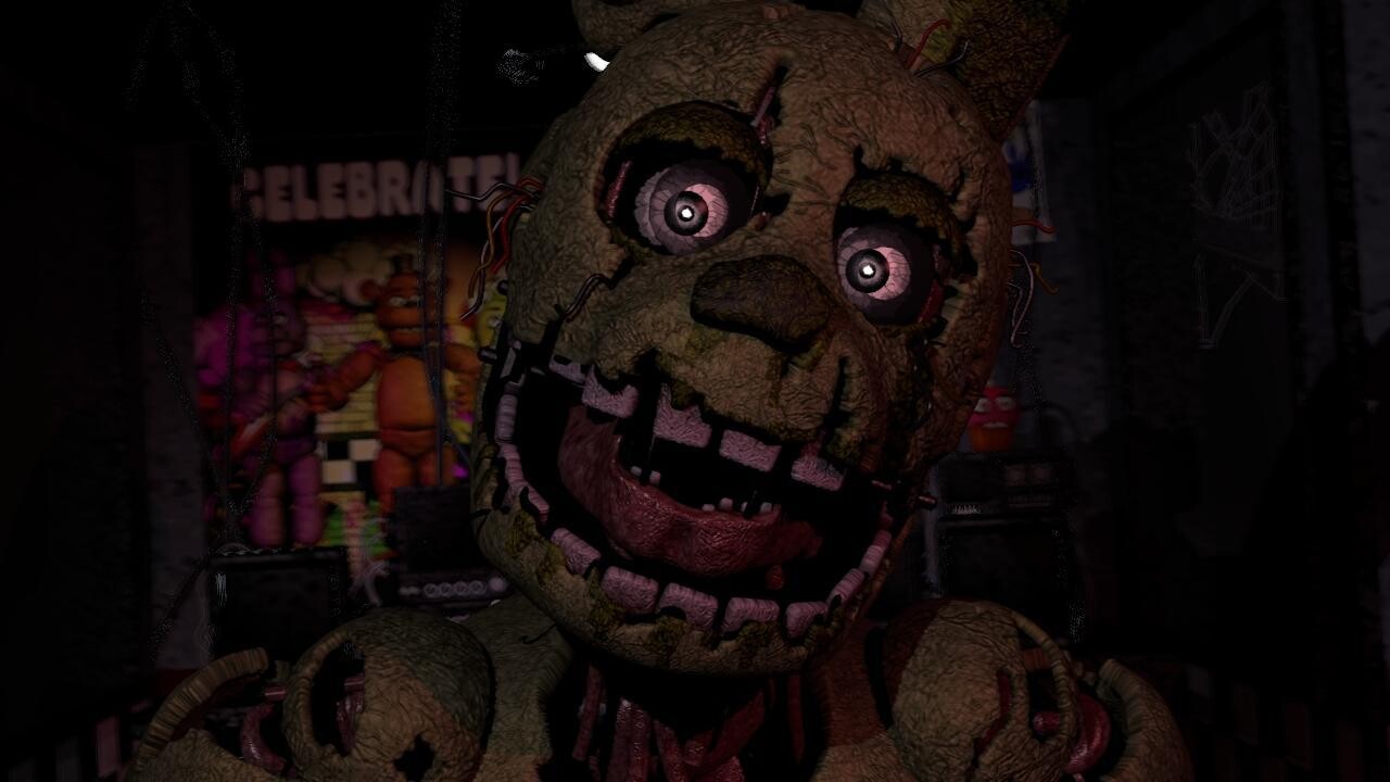 ArtStation - Springtrap FNAF 1 Jumpscare
