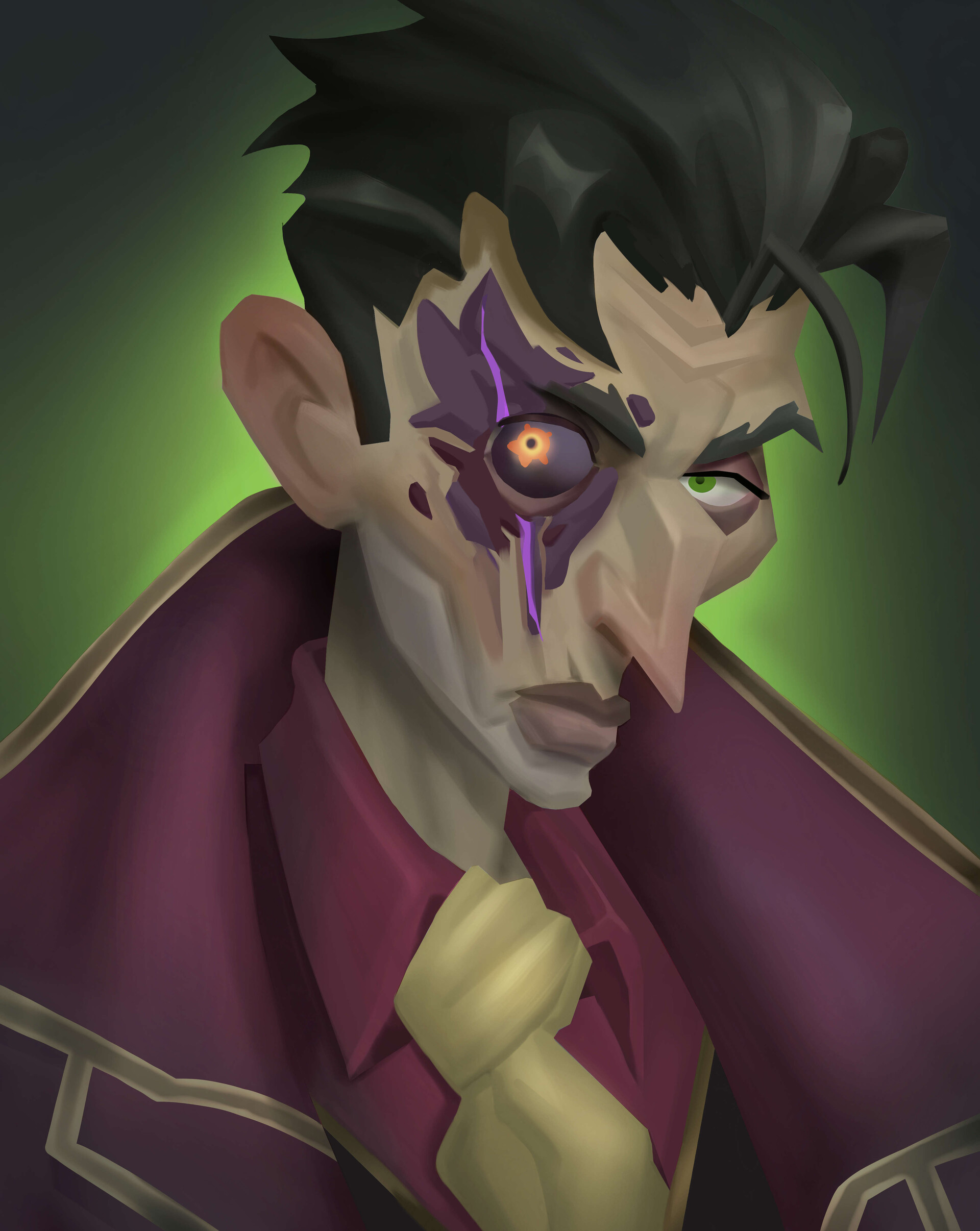 ArtStation - Silco Arcane League of Legends Fan Art