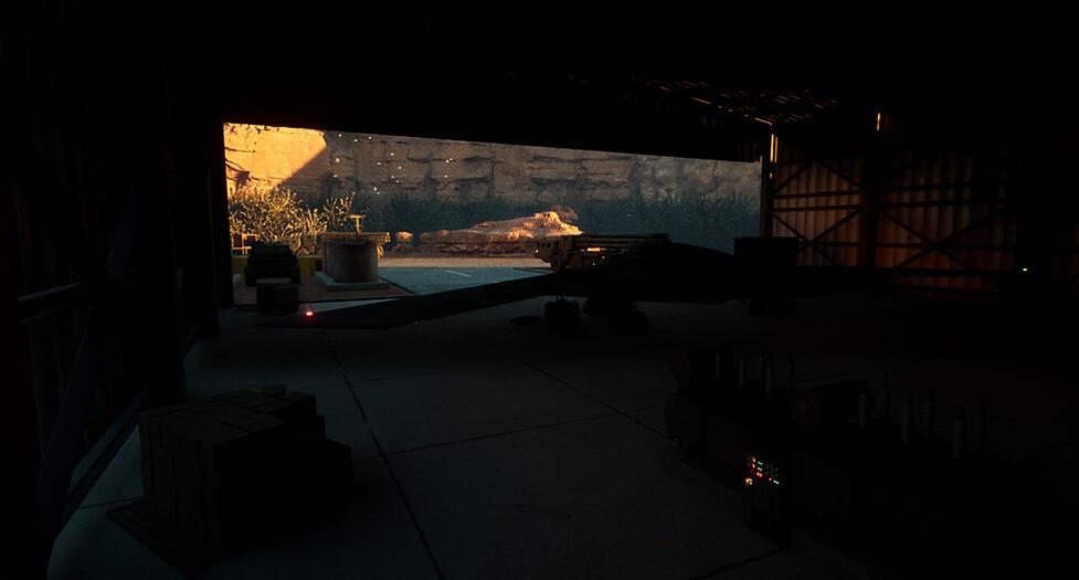 ArtStation - Hidden Among The Steel - Game Concept - Military Base ...