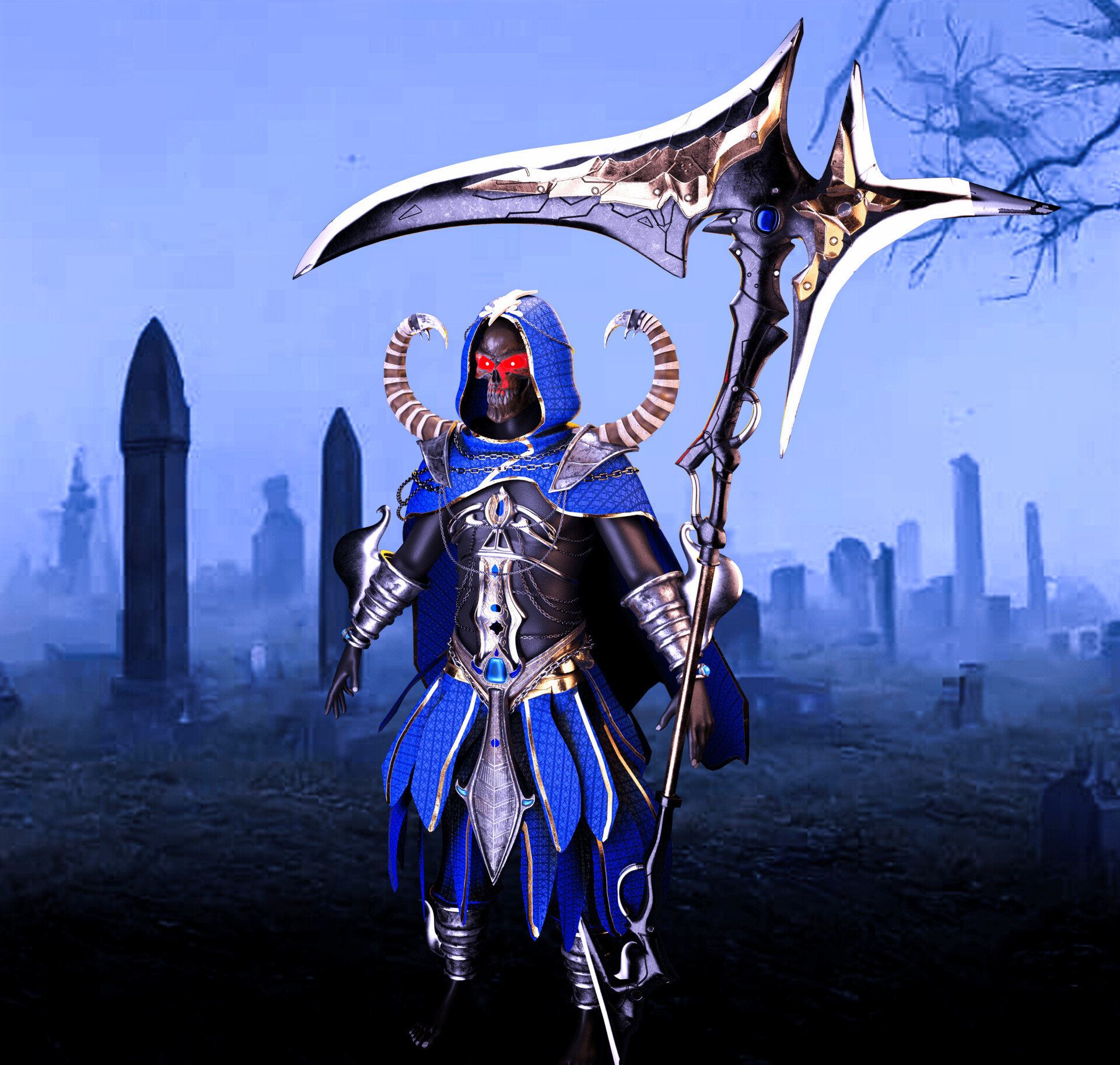 _3d.Maya.Creations_ - Skull Demon