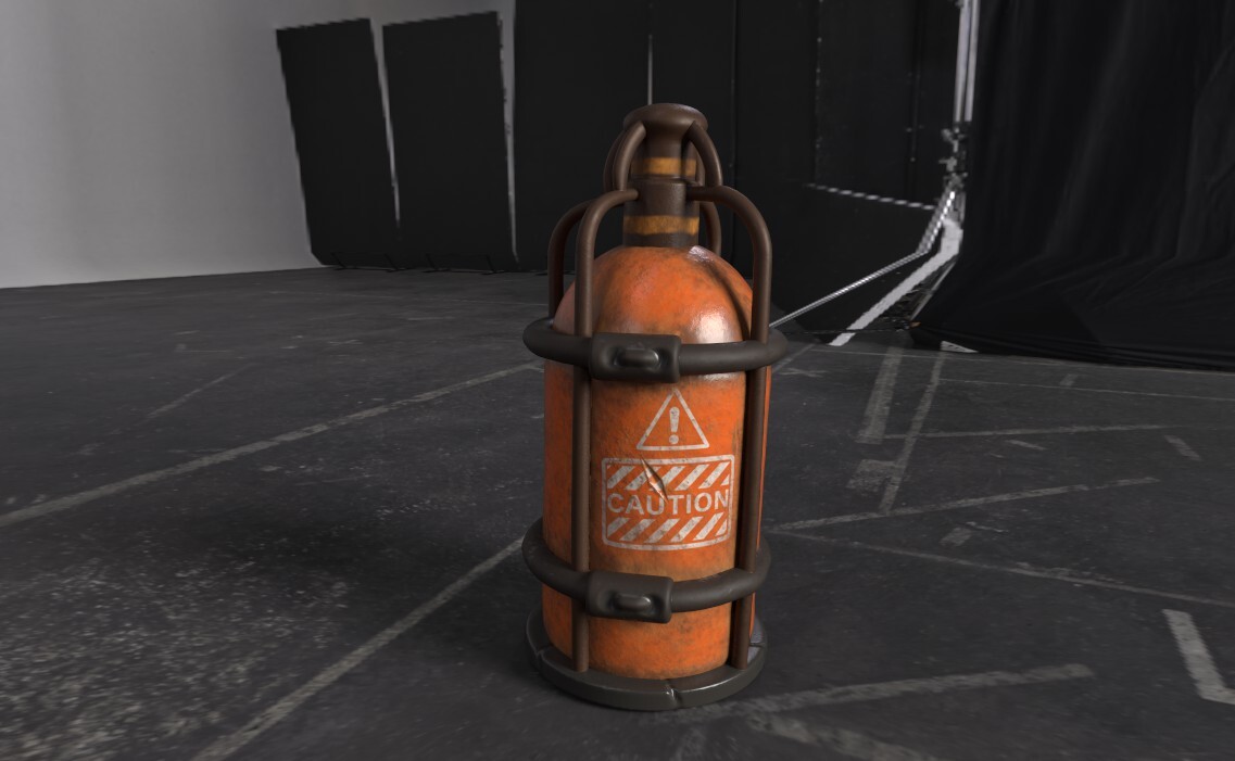 Qhamar Chotu - Stylized Gas-cylinder