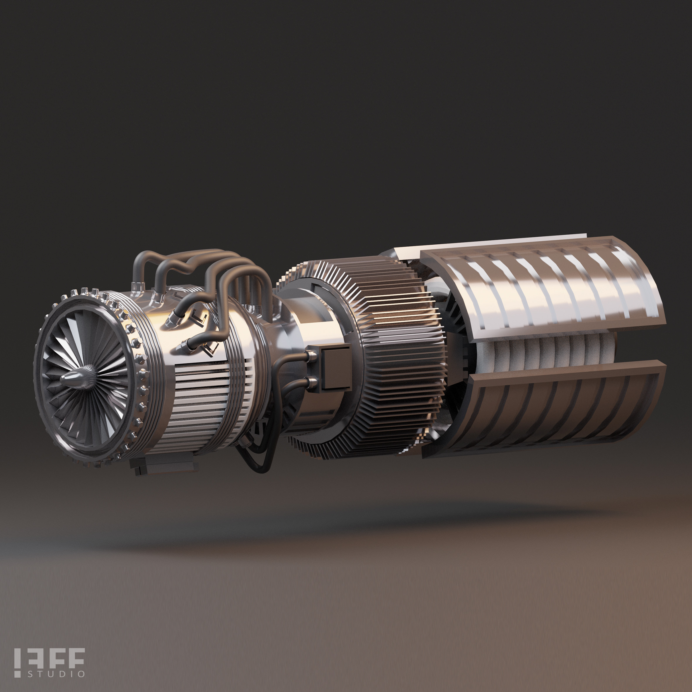 Jeff Studio - 11 JEFF STUDIO ENGINE 3D MODELS