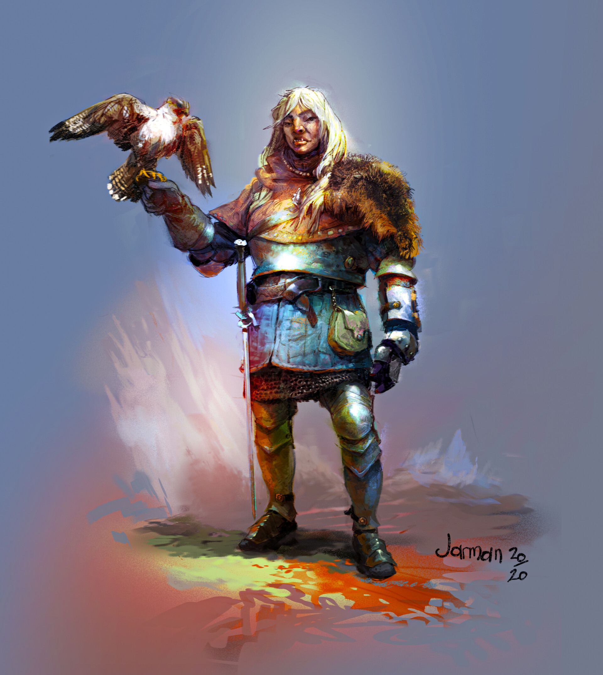 Mark Jarman - vRuKh Half-Orc Multi-Class Fighter Ranger