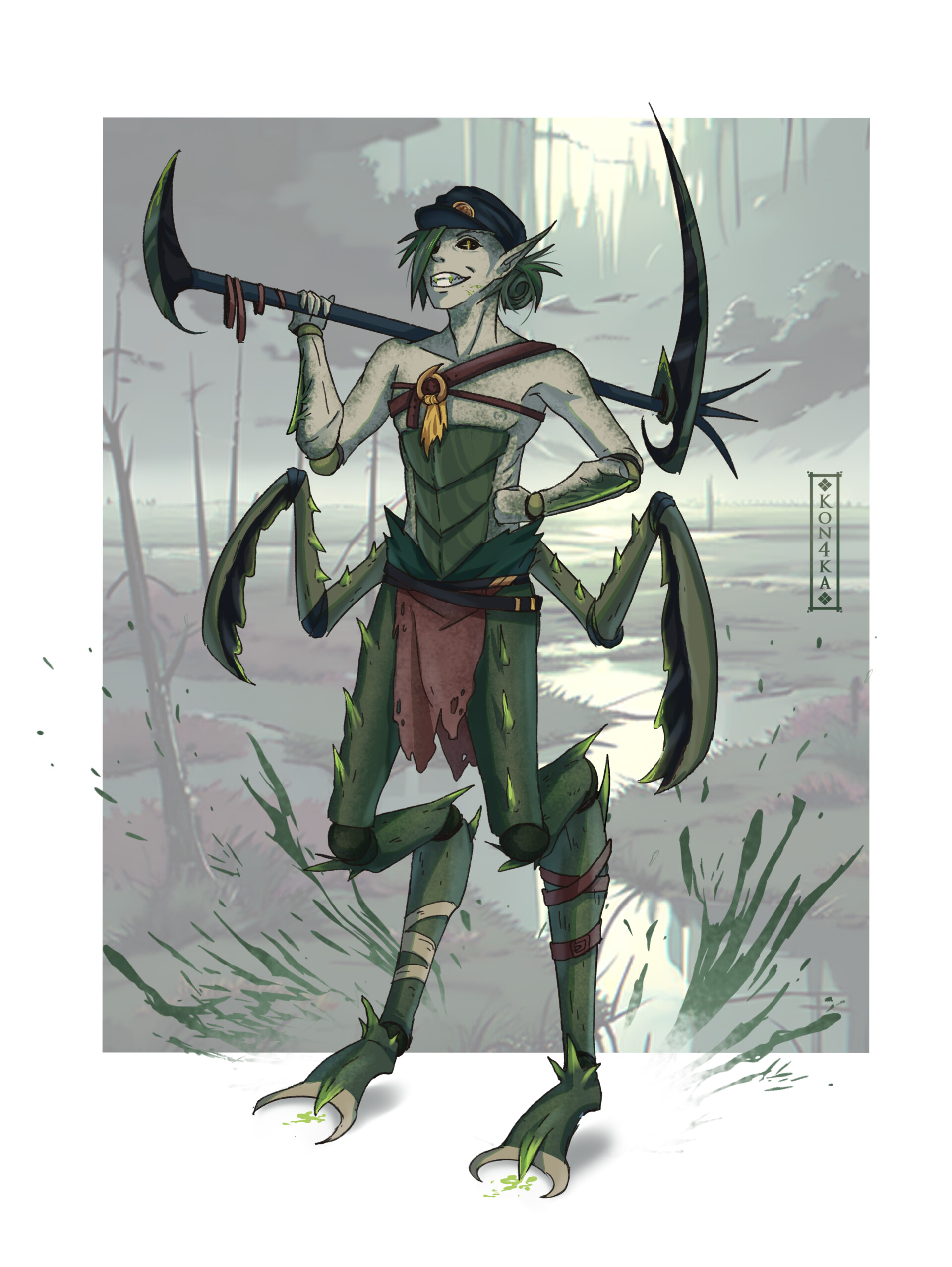 ArtStation - DnD Character Design - Barbarian