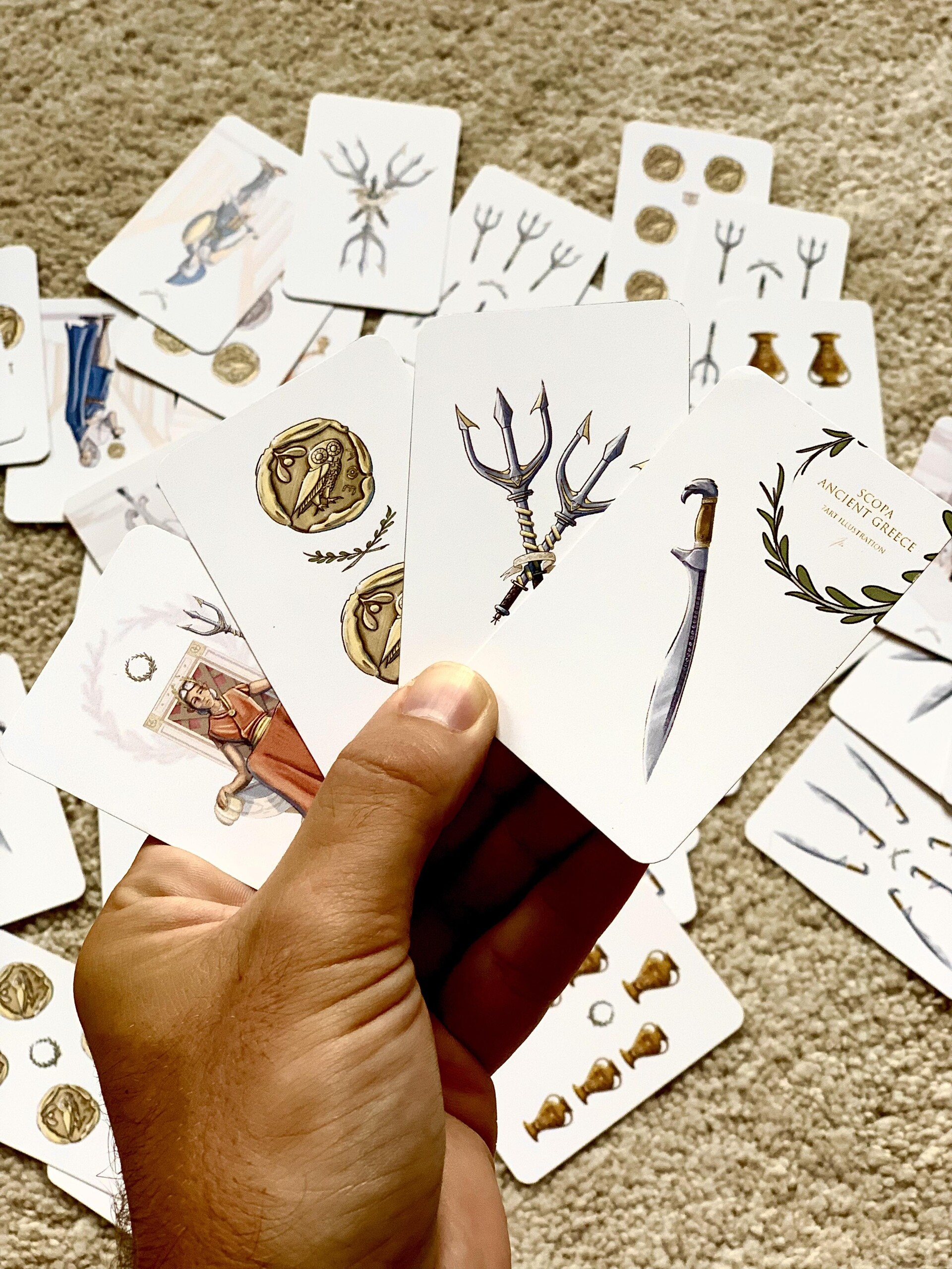 ArtStation - Scopa - Ancient Greece (Card Game)
