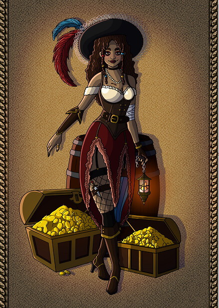 ArtStation - Pirate Witch