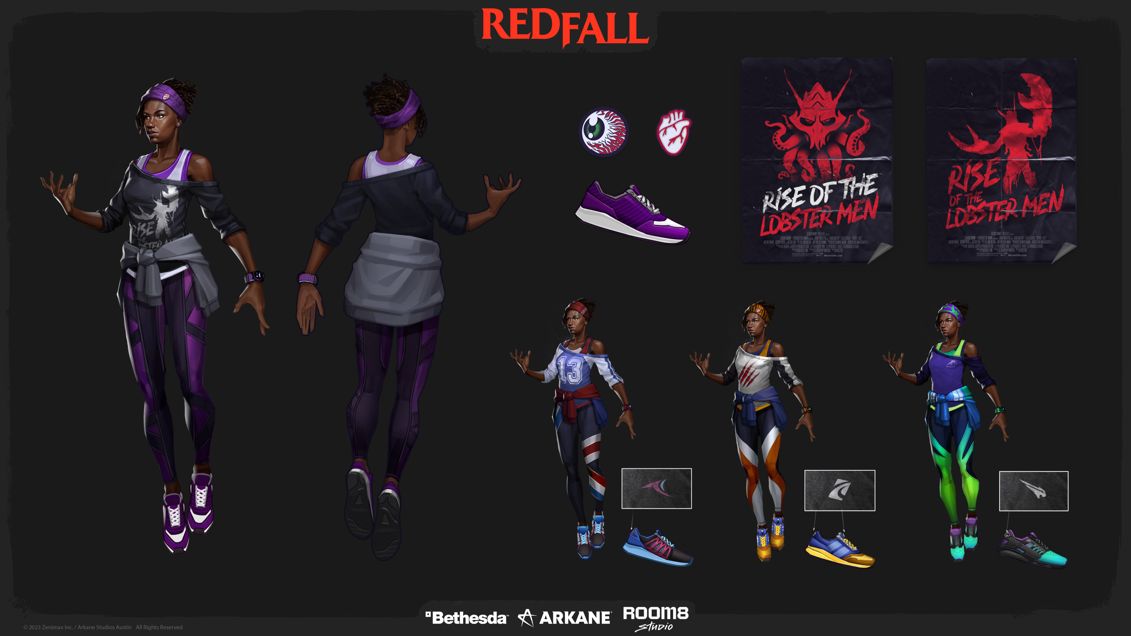 Room 8 Studio - Portfolio - Character Concept Art (Redfall)