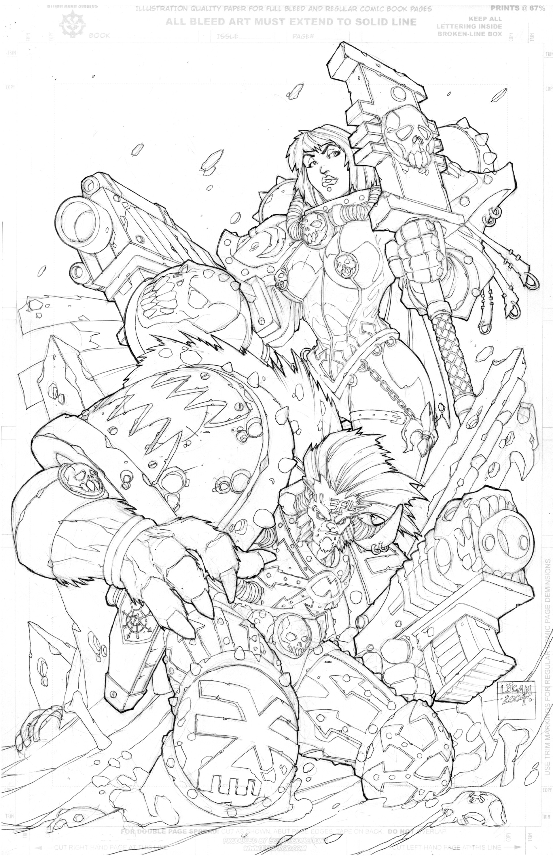 coloring book warhammer