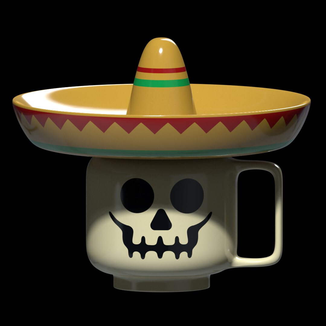 ArtStation - LEGO Mug Day of the Dead v0.1