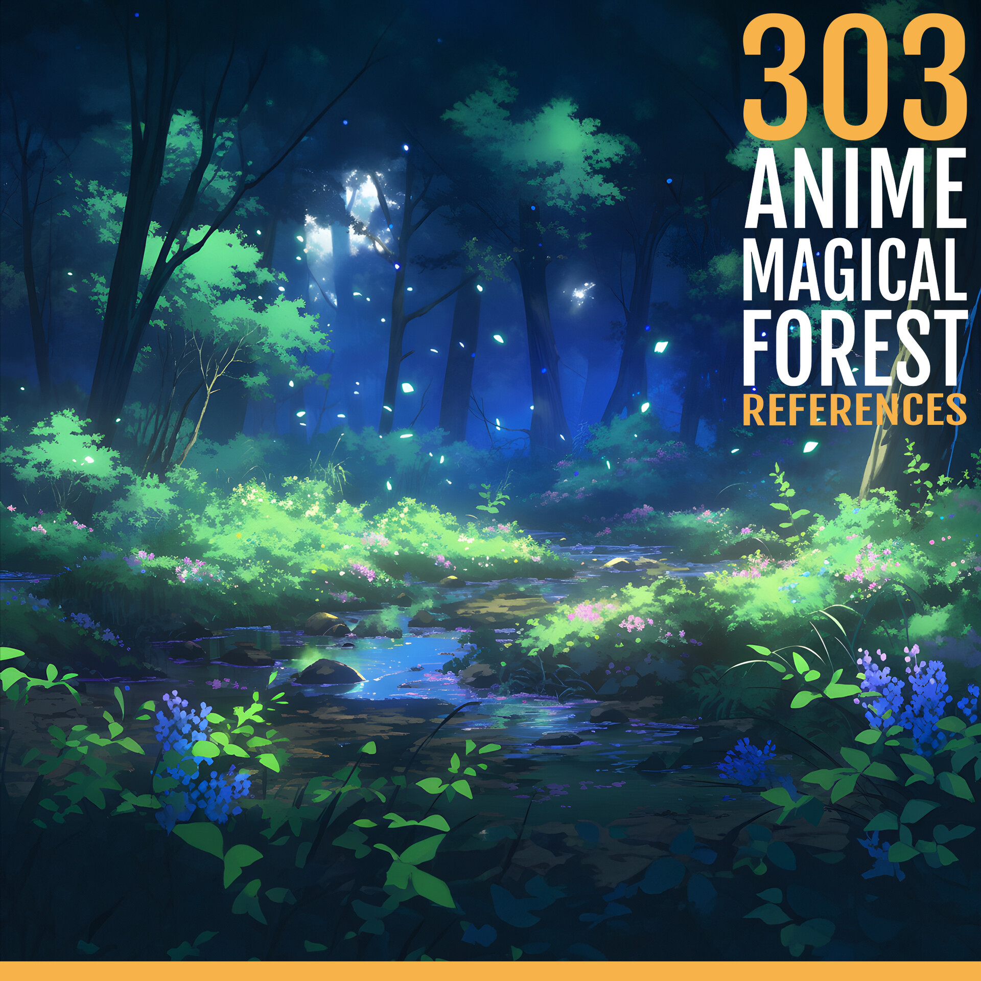 ArtStation - 303 Anime Magical Forest