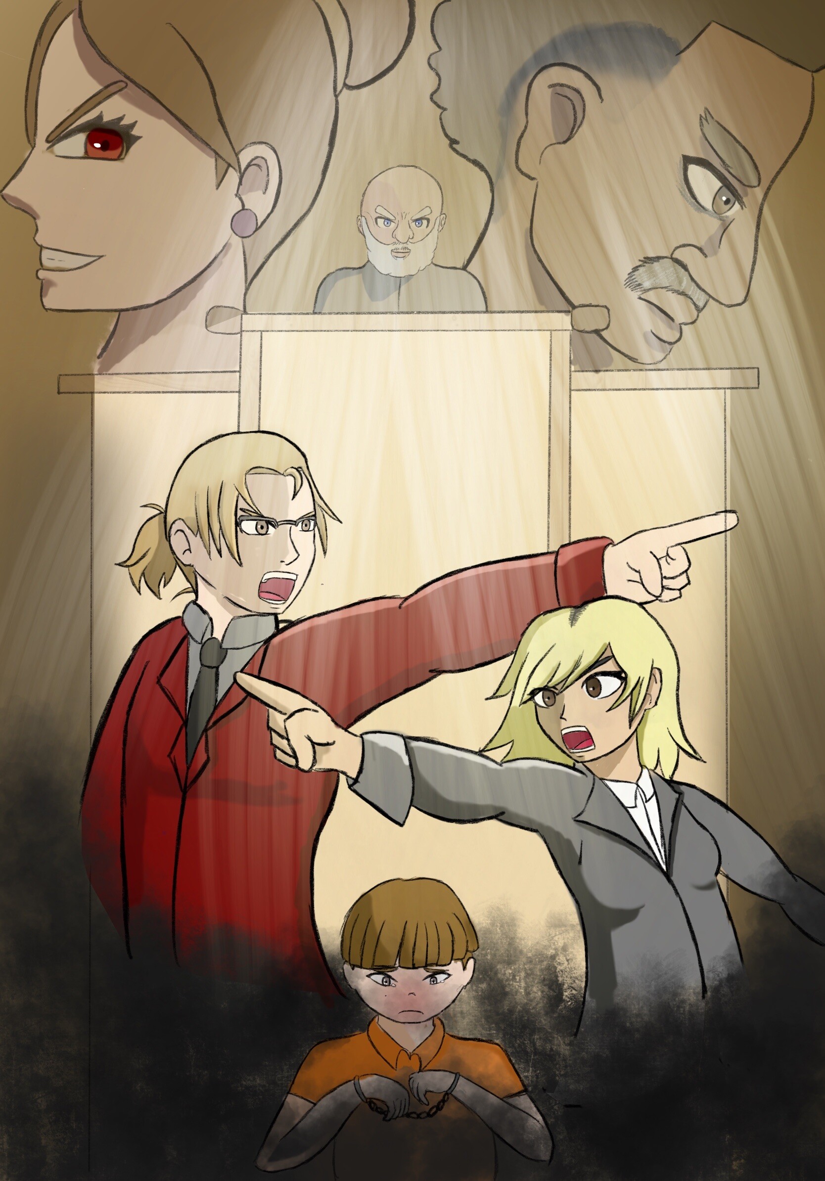 ArtStation - Courtroom Drama