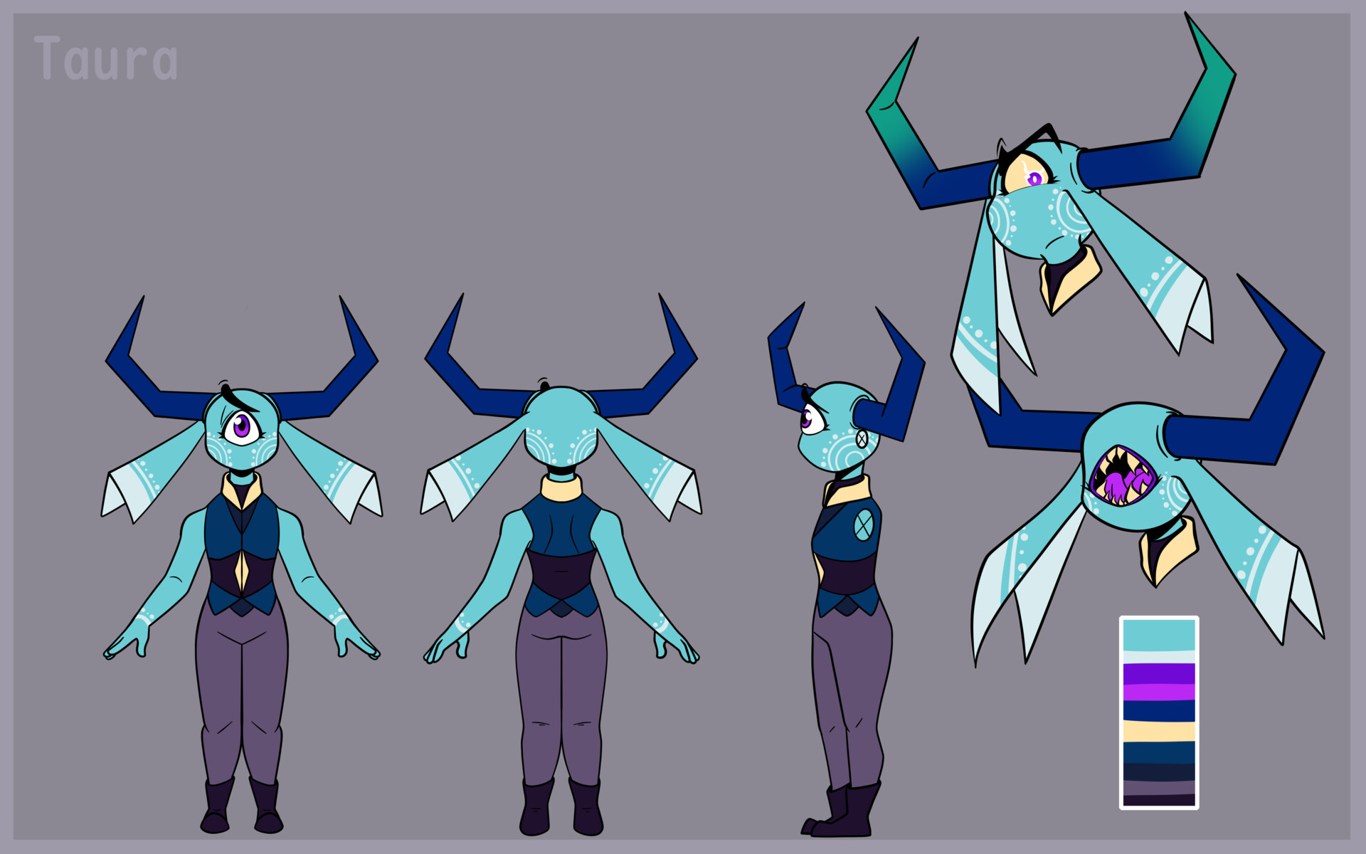ArtStation - Taura Turnaround