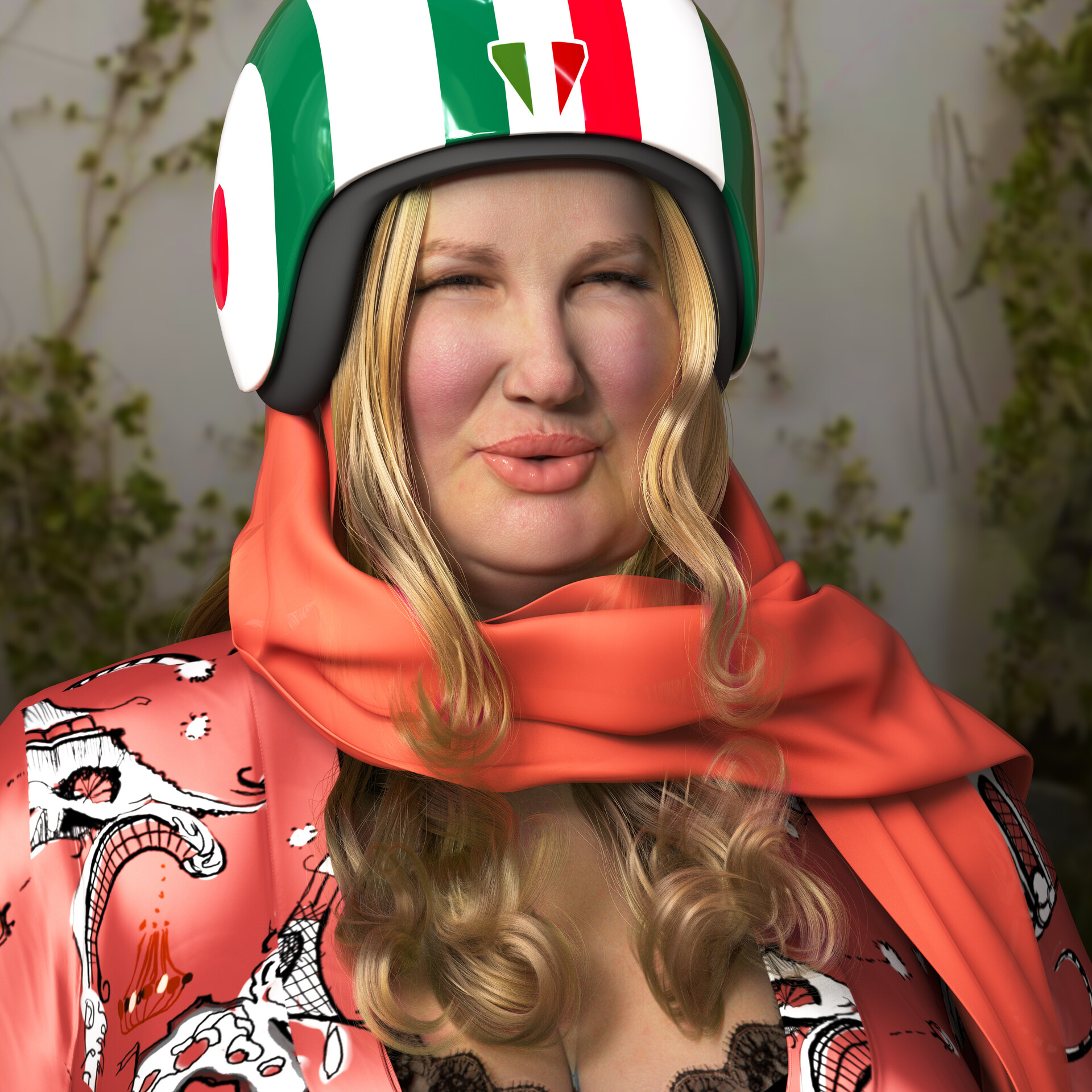 ArtStation - Jennifer Coolidge in The White Lotus