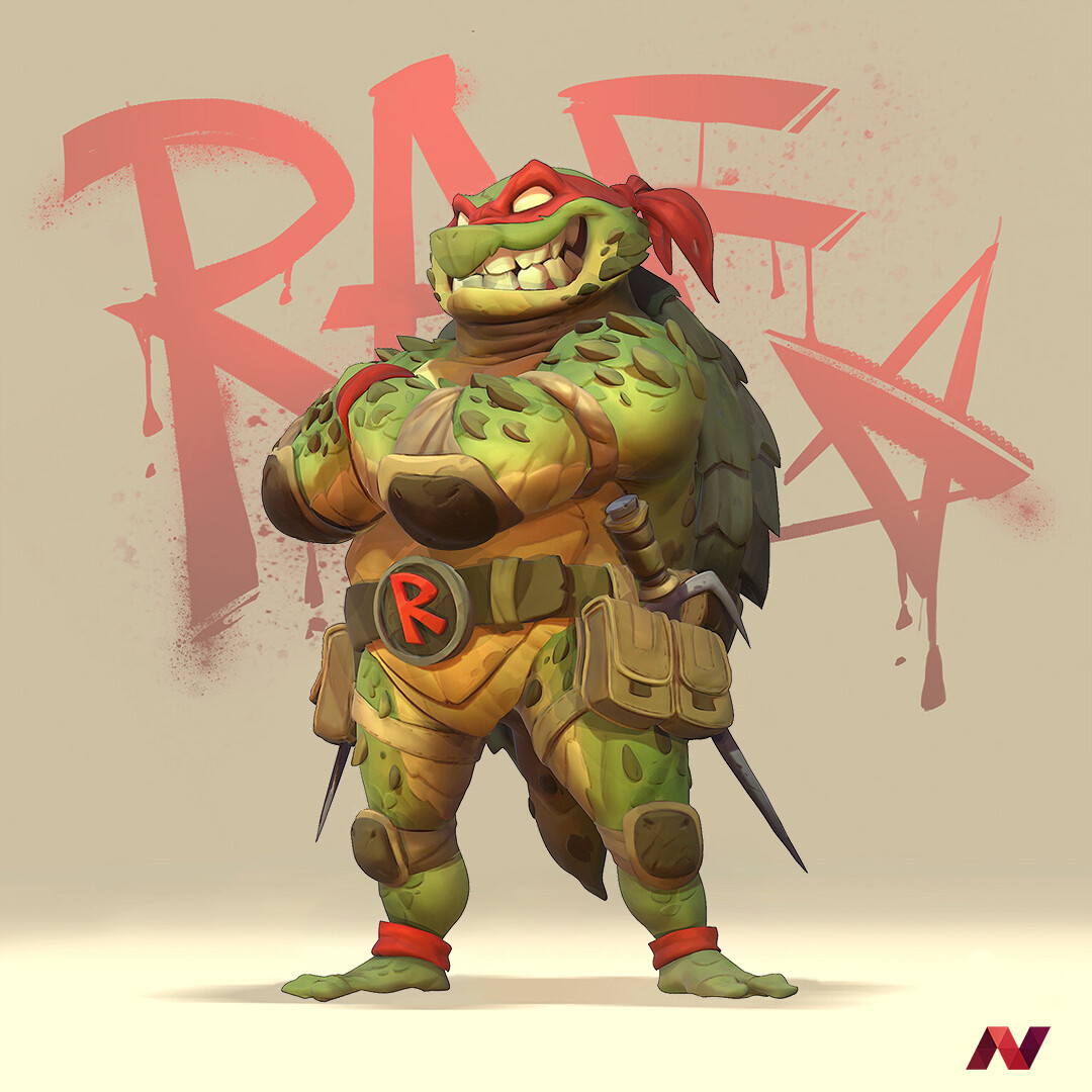 ArtStation - RAF - Ninja Turtles