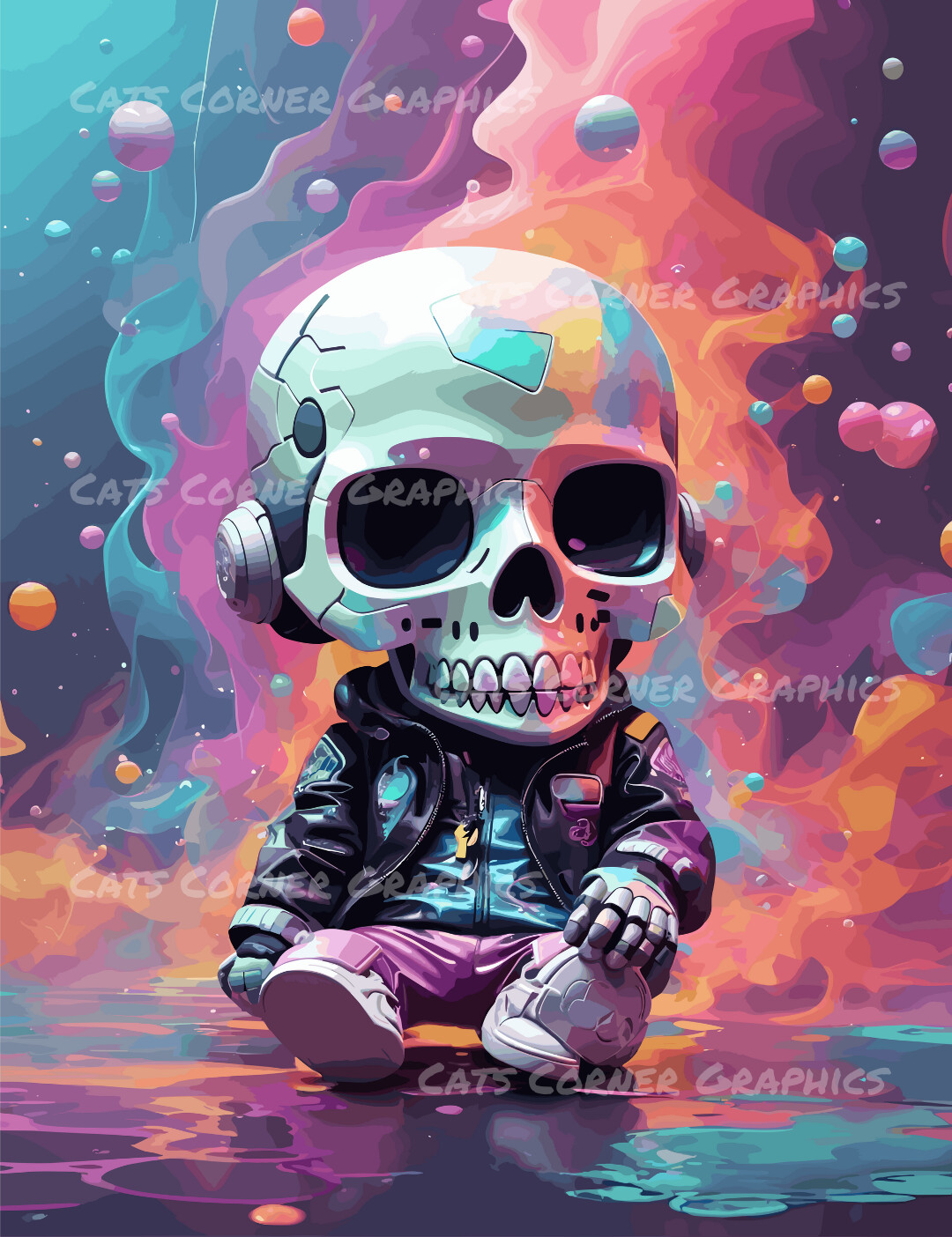 ArtStation - Pastel Chibi Skull
