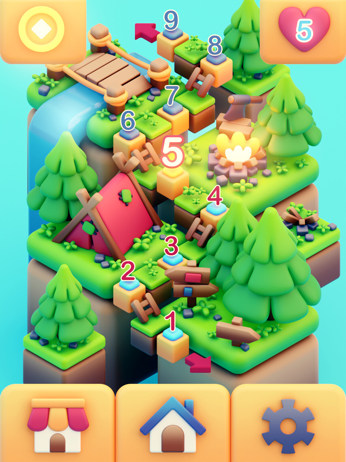 ArtStation - Game Level Map