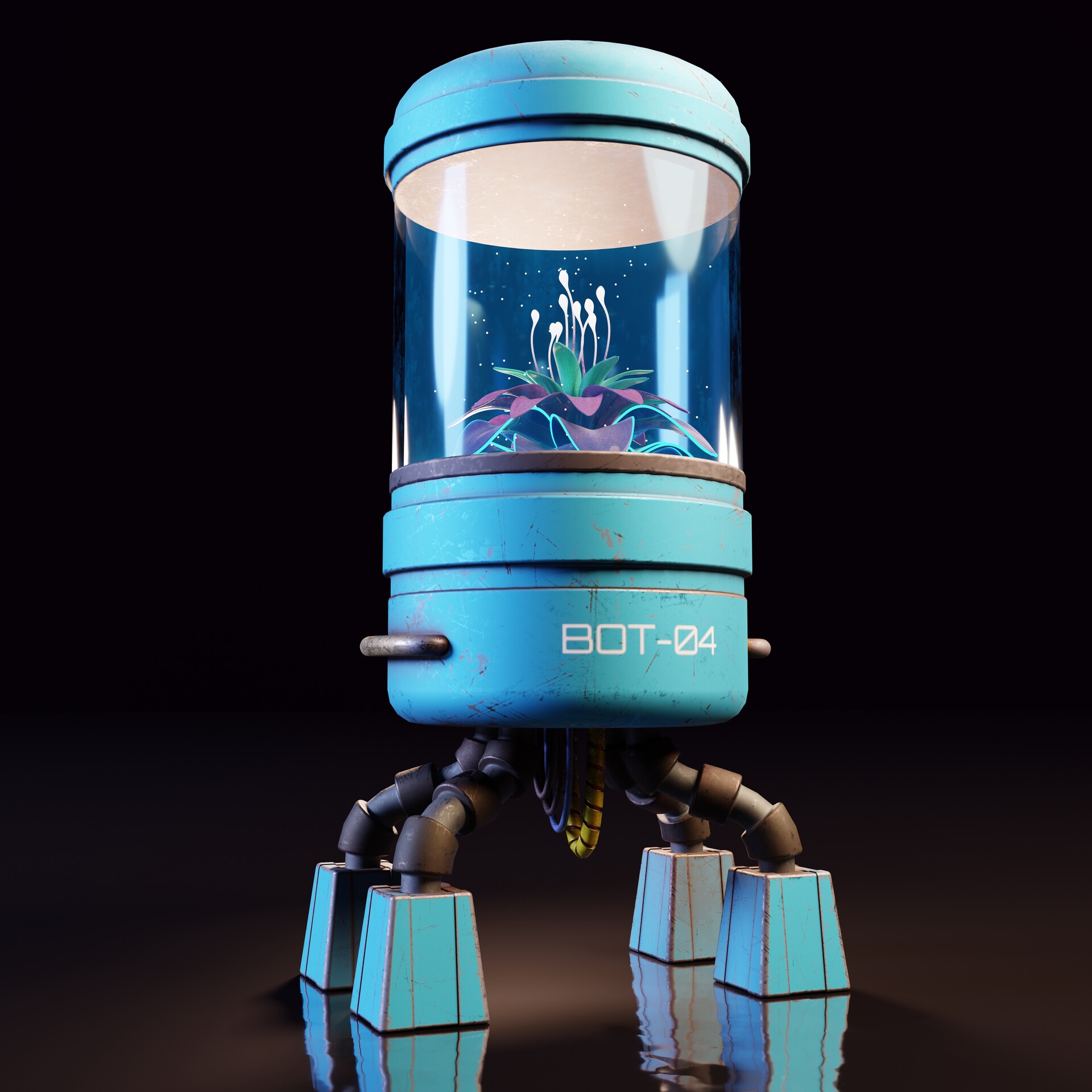 ArtStation - BOT-04 (save plants)