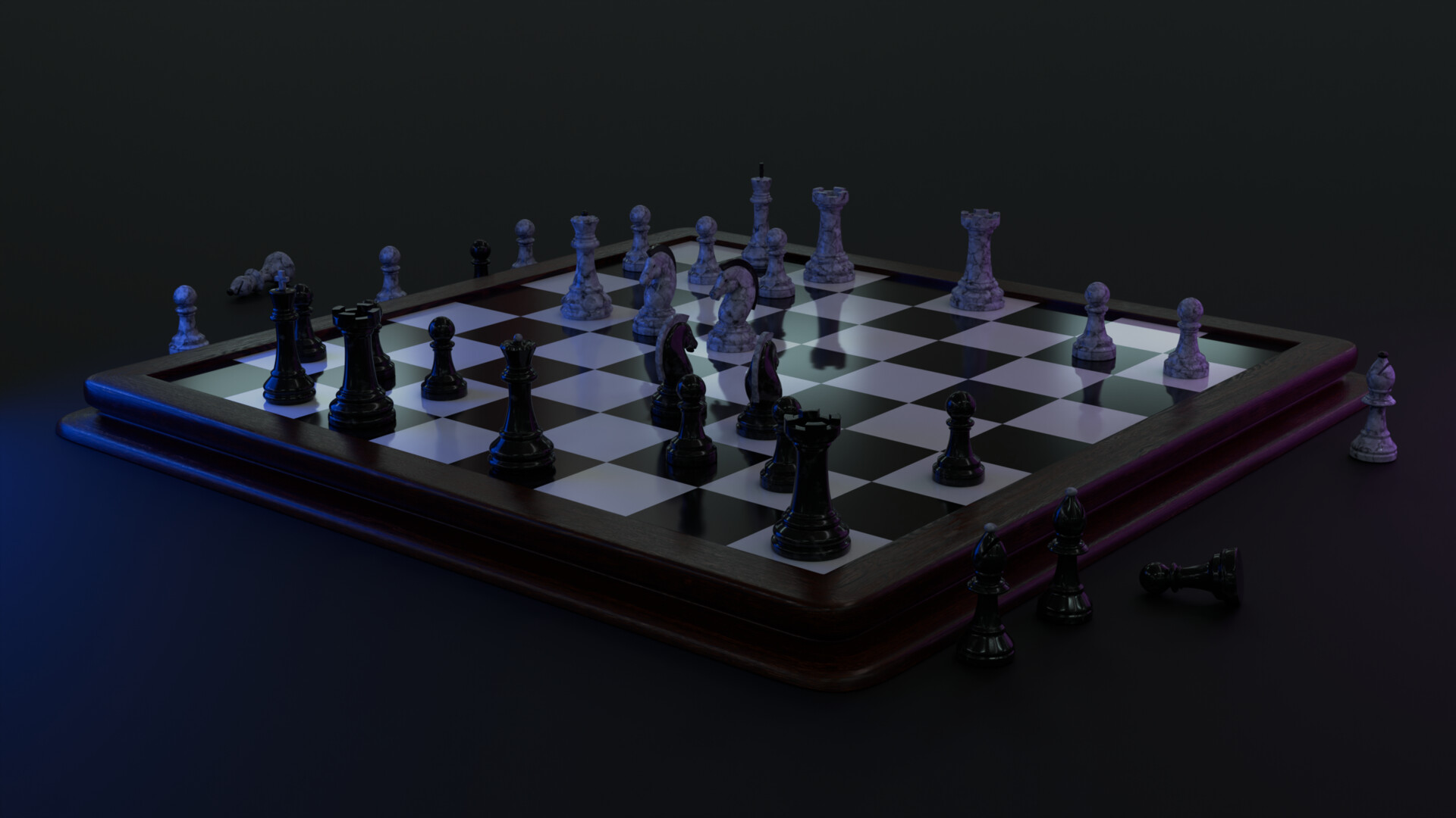 ArtStation - Chess set