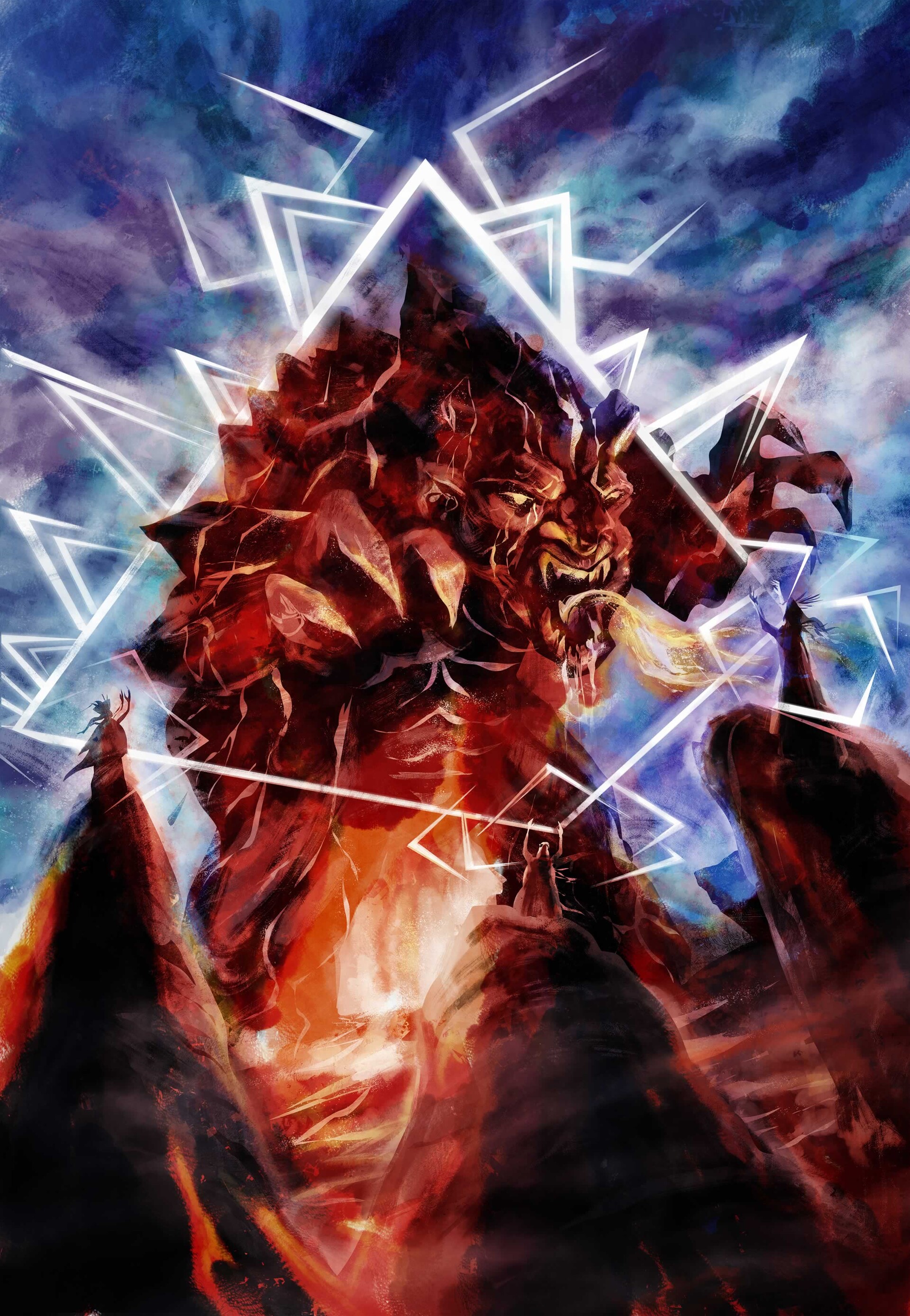 ArtStation - "URKU-NINA", El Señor de la montaña de Fuego