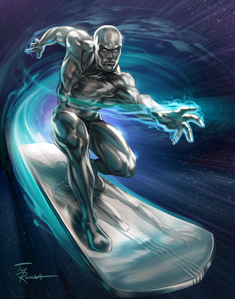 ArtStation - Silver Surfer from Marvel Flair 2023