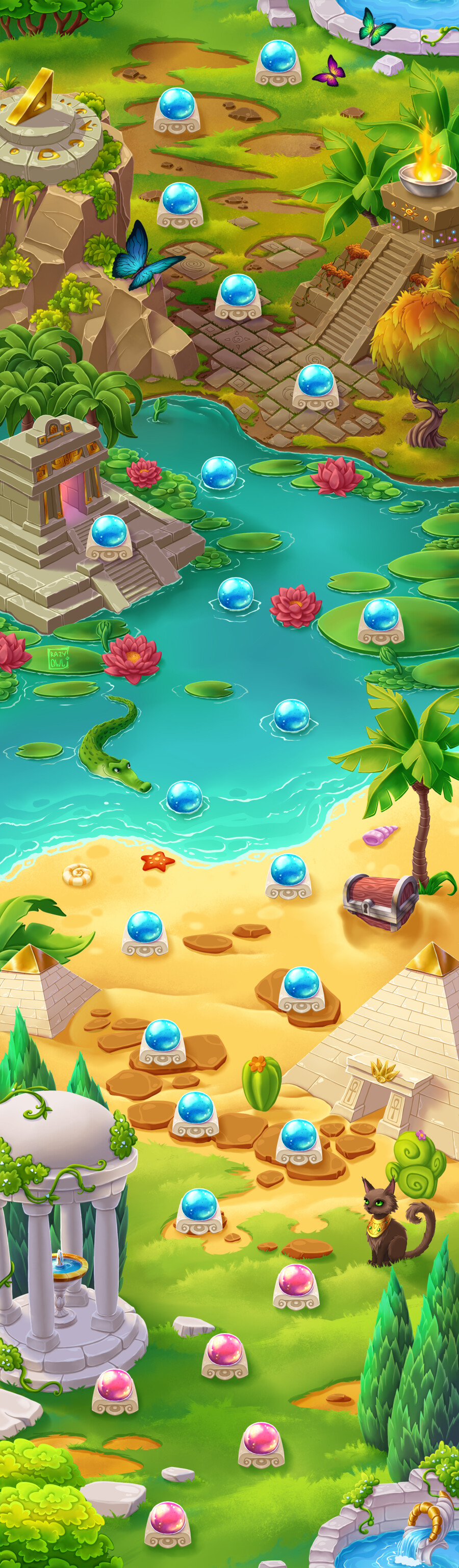 Kseniya Dol - Background map