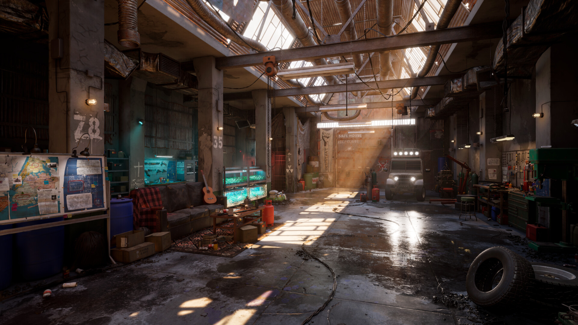 ArtStation - Safe House Re-Lighting in Unreal Engine 5