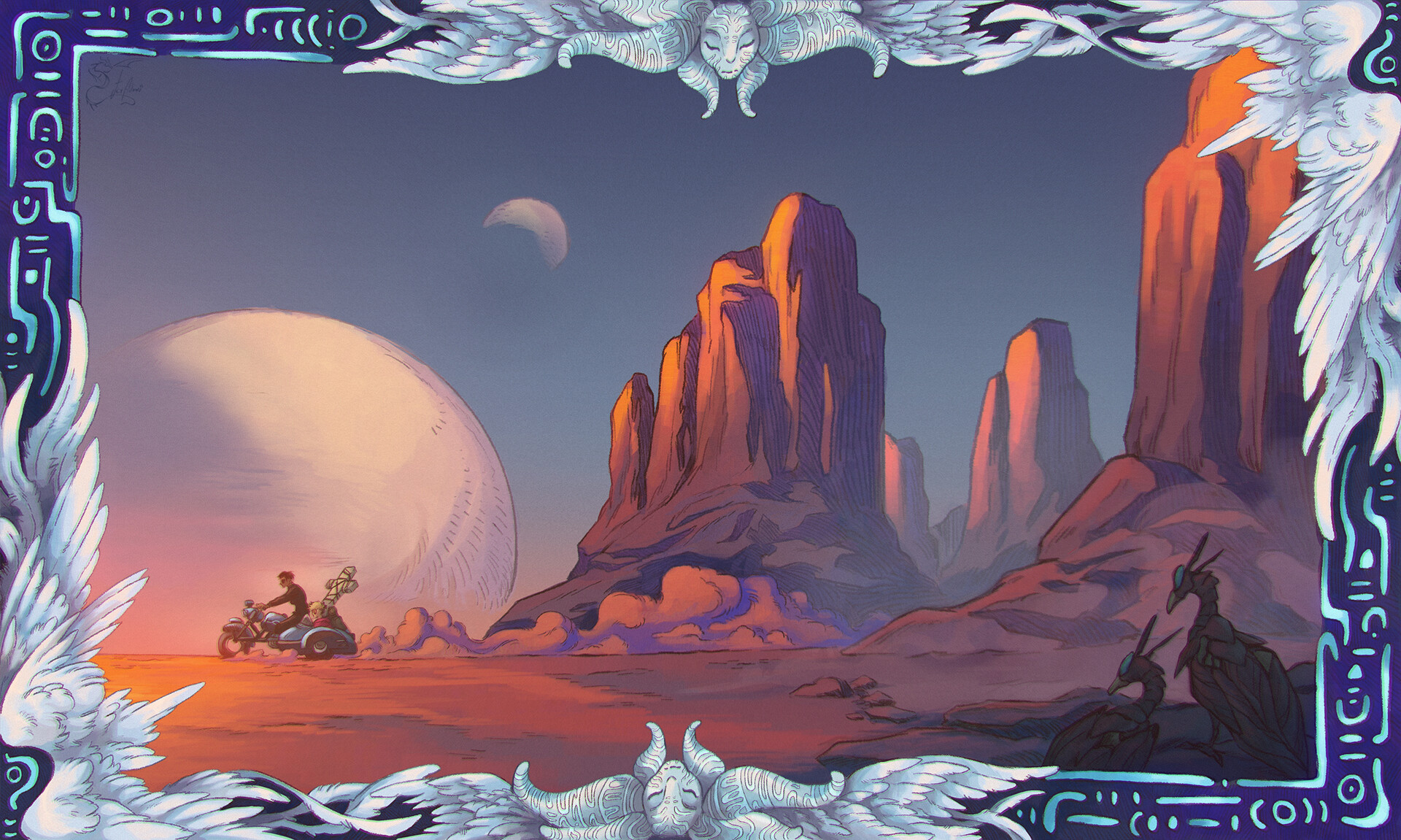 Fernanda Adami - Midday x Sunset x Nightime Fanarts