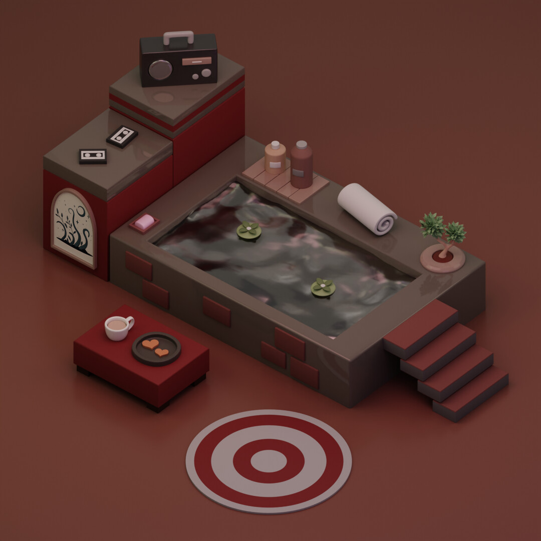 ArtStation - Tiny Bathtub