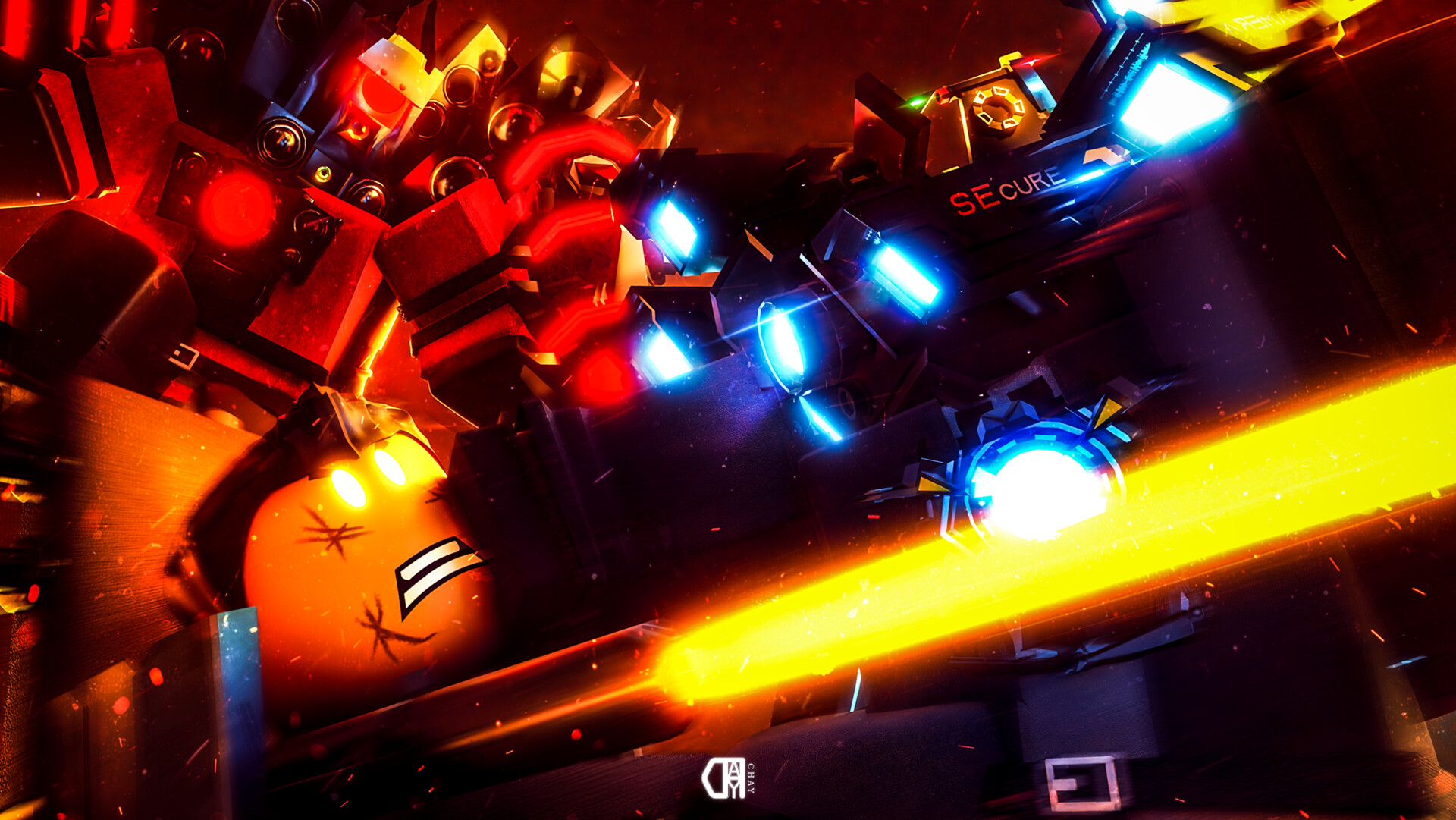 ArtStation - Titan Boss Battle Skibidi On Roblox