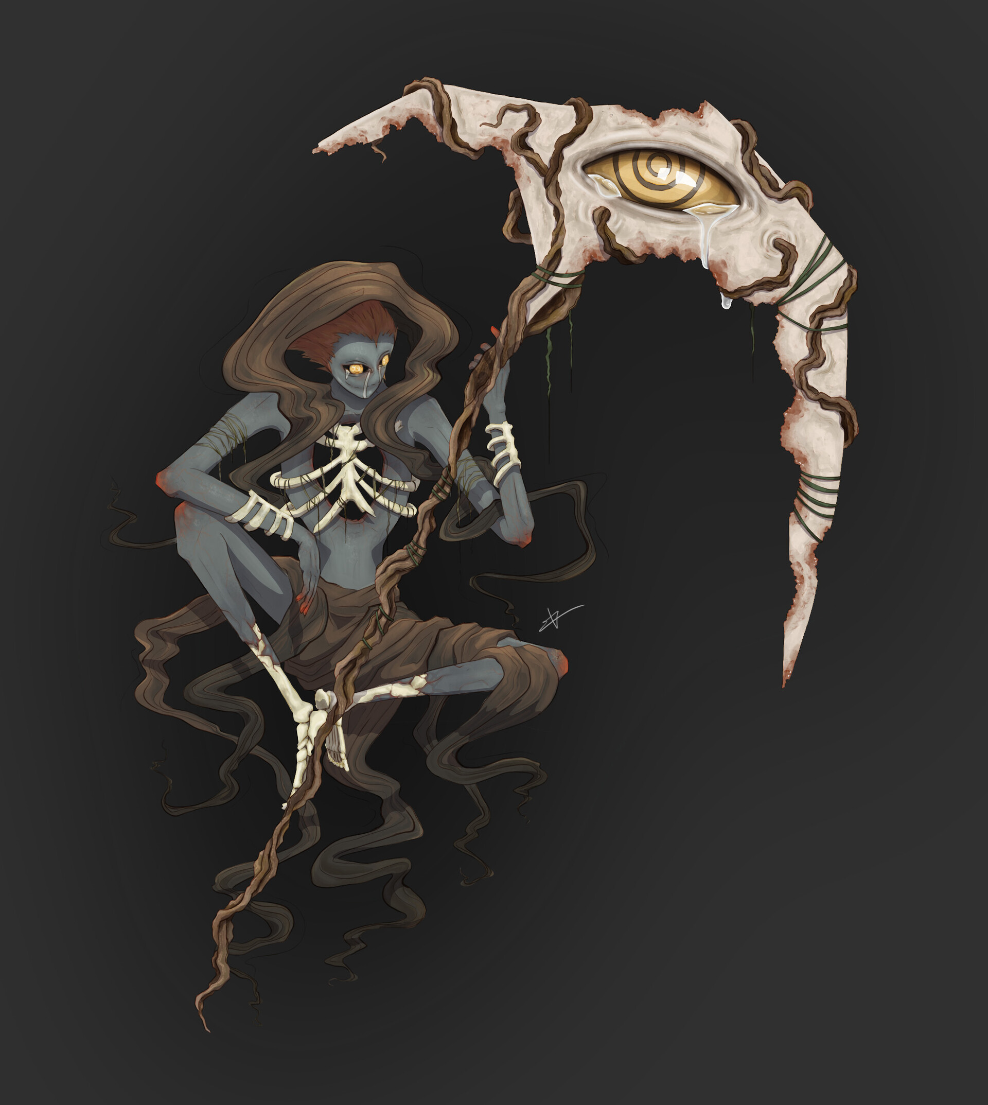 ArtStation - Death Spirit of Toumka Lou