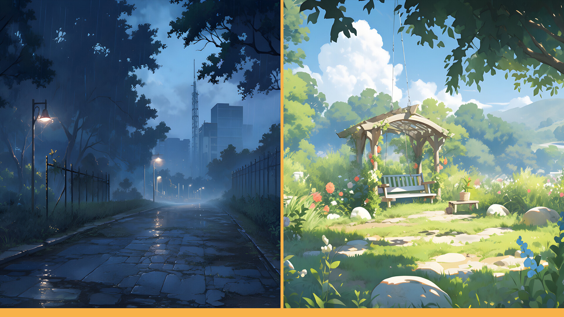 Artificial Dimension - 303 Anime Scenery Environment References