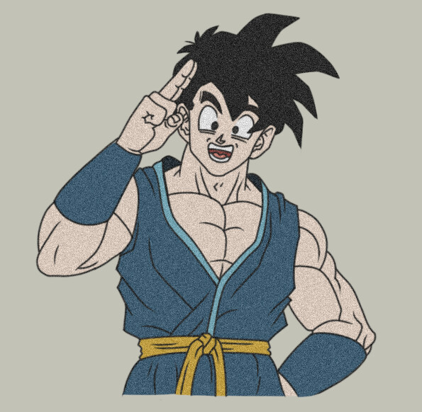 Takumoto_ - 'Dragon Ball Z' Art Style inspiration Character Sheet