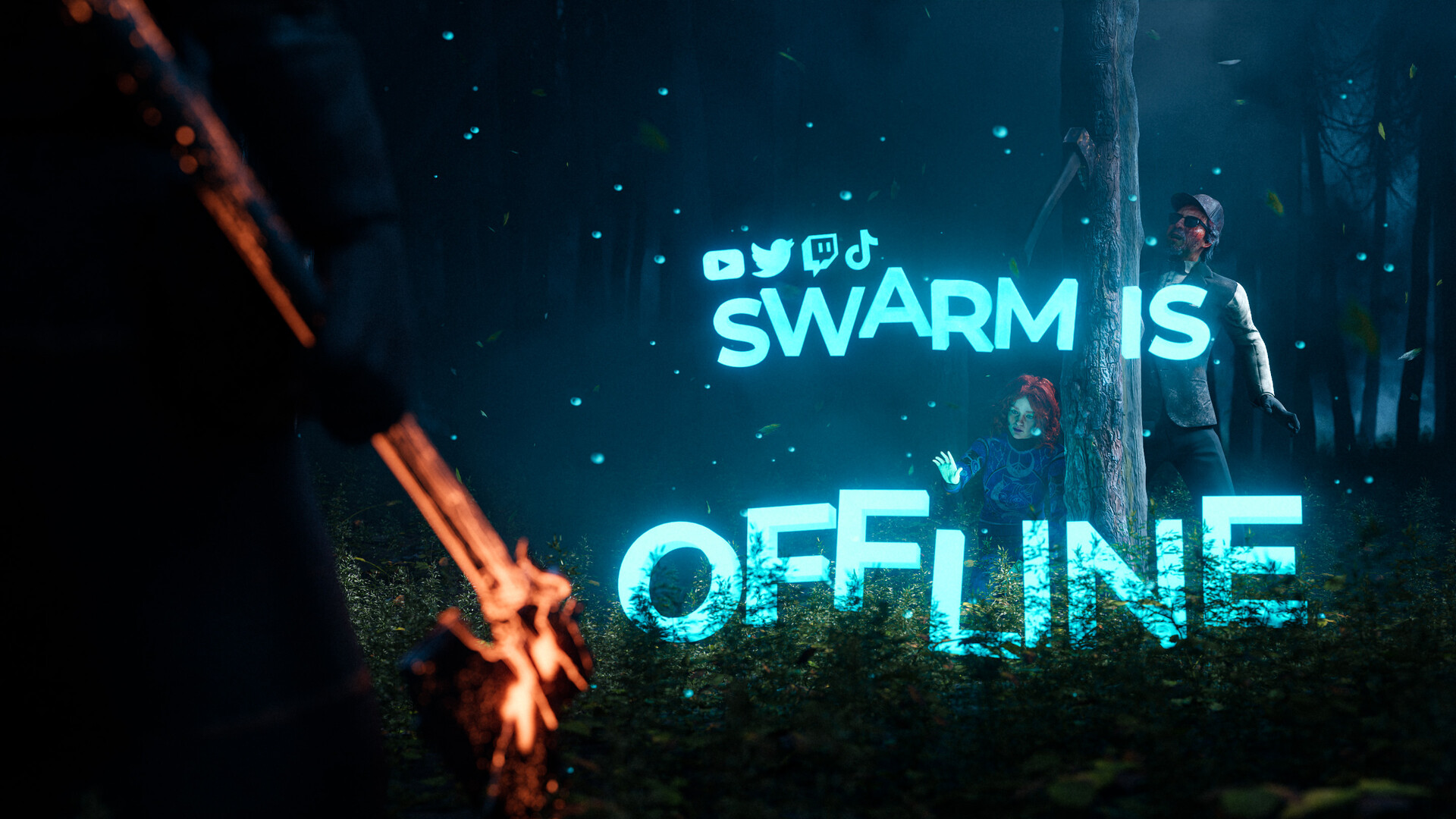 ArtStation - Offline Screen - Swarm - Dead by Daylight Fanart