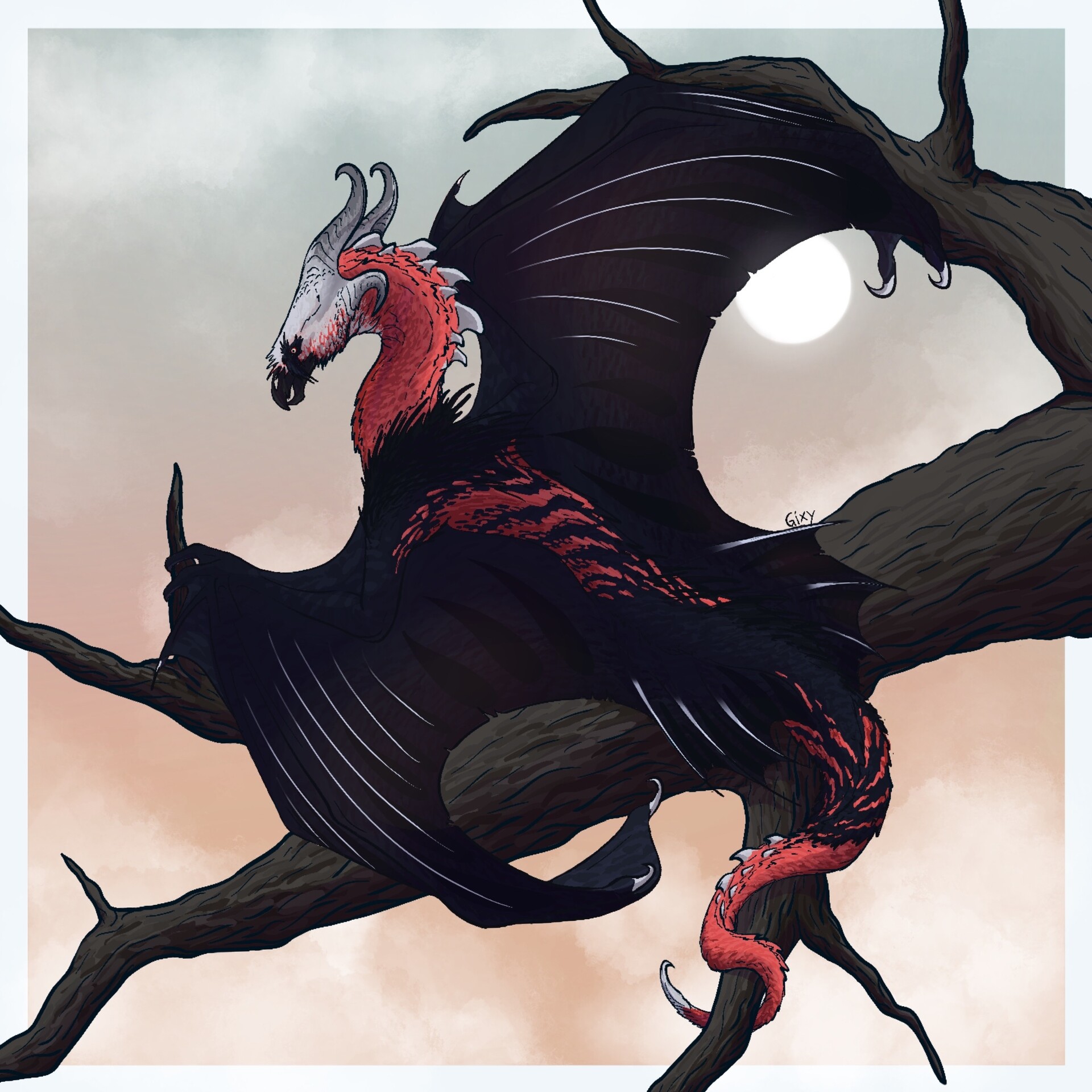 ArtStation - Bearded Vulture Dragon